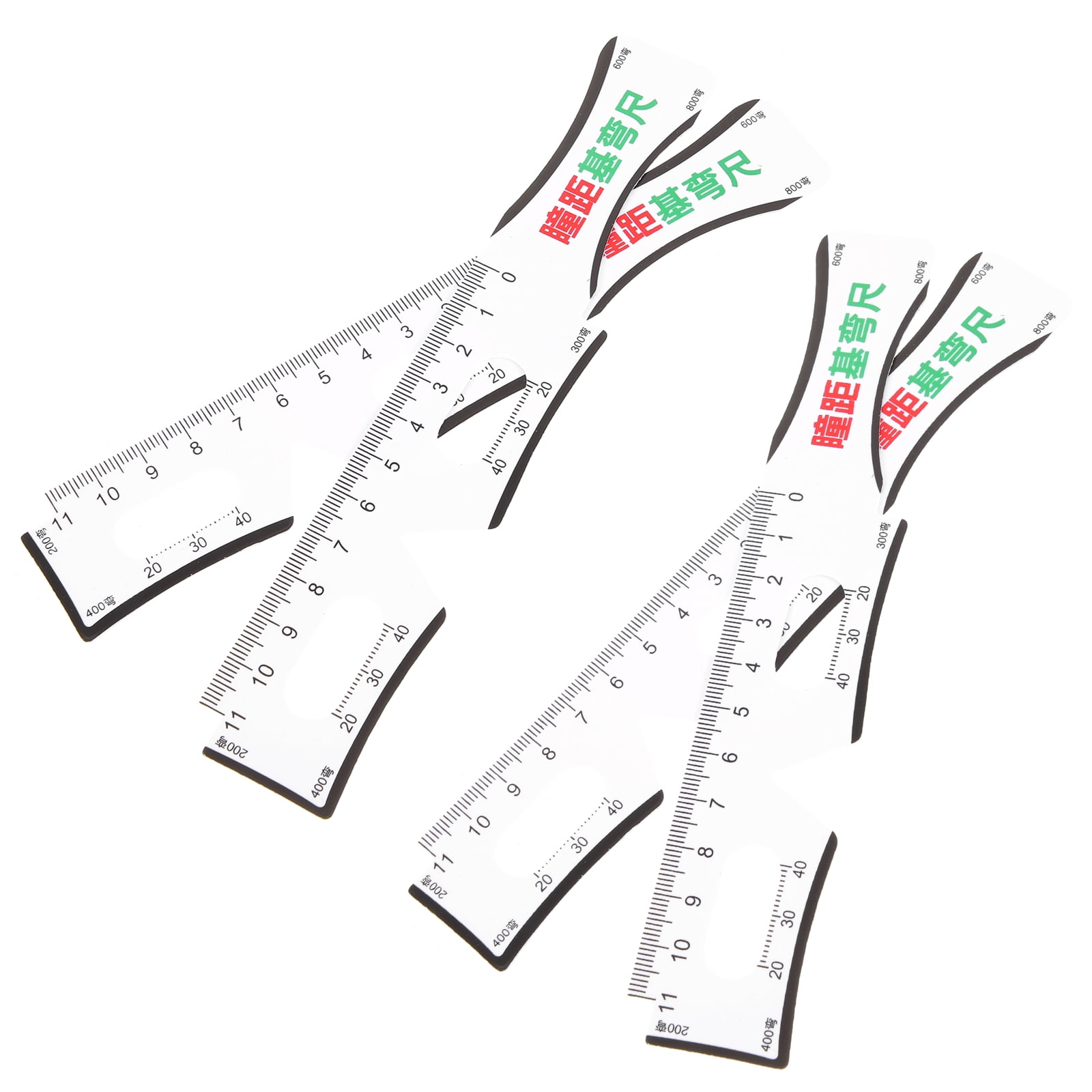 4 Pcs Pupil Distance Ruler Pd for Glasses Multifunction Measurement ...