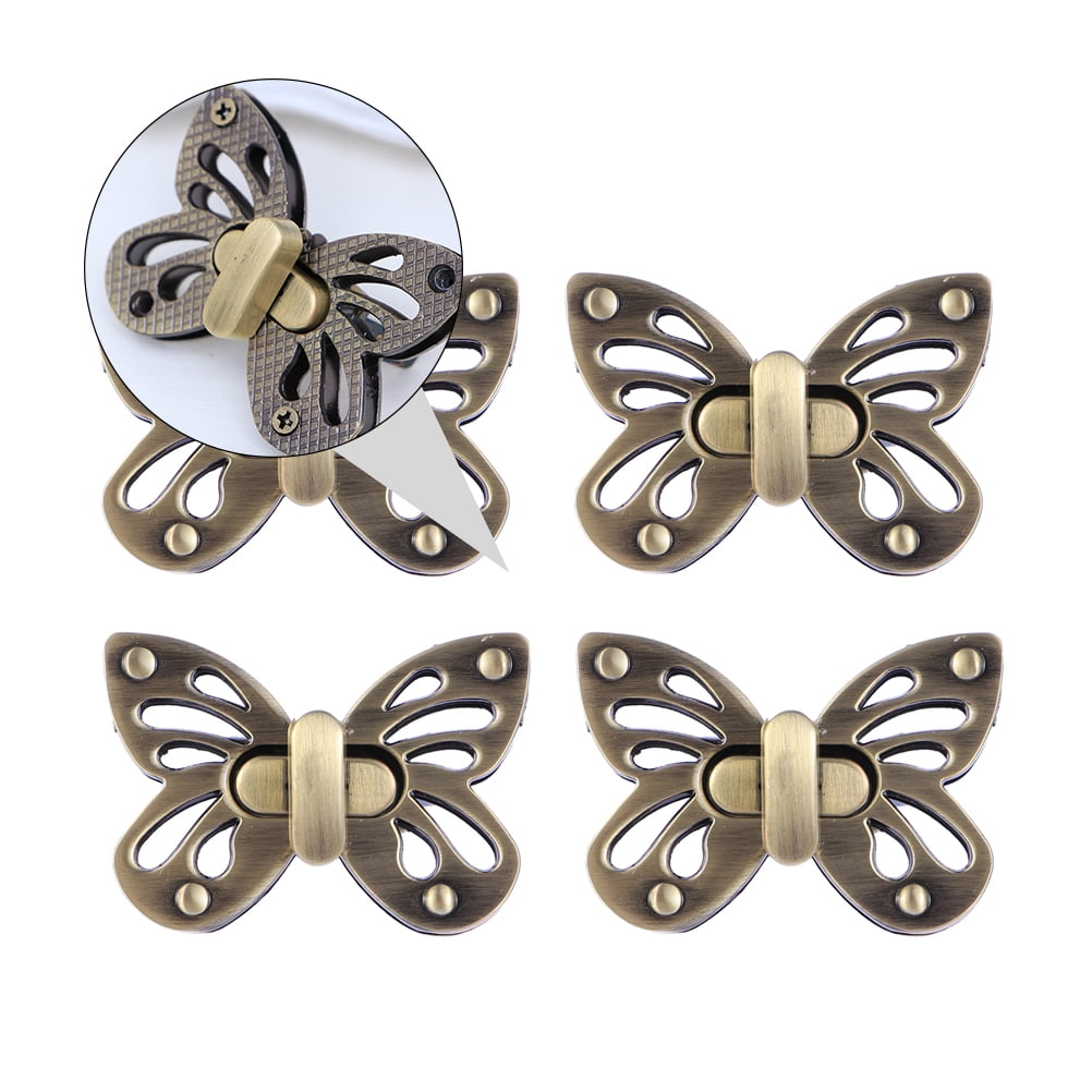 Golden Metal Butterfly Buckle Lock for Bag Durable Fashion Handbag ...