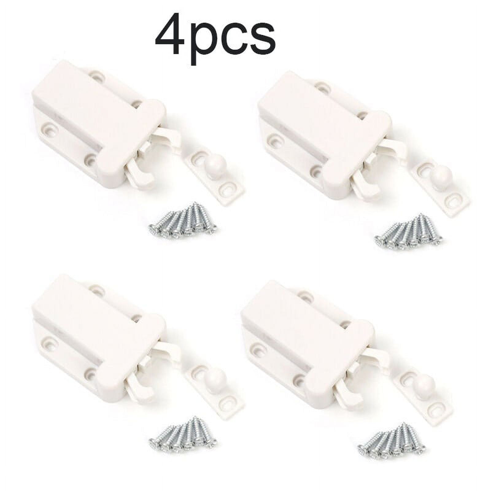 4 Pcs Push To Open Catch Door Latch Kitchen Cabinet Touch Release ...