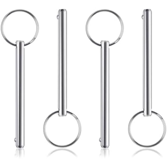 4 Pcs Quick Release Pin 1/4" Diameter(6mm) Bimini Top Pins, Total ...
