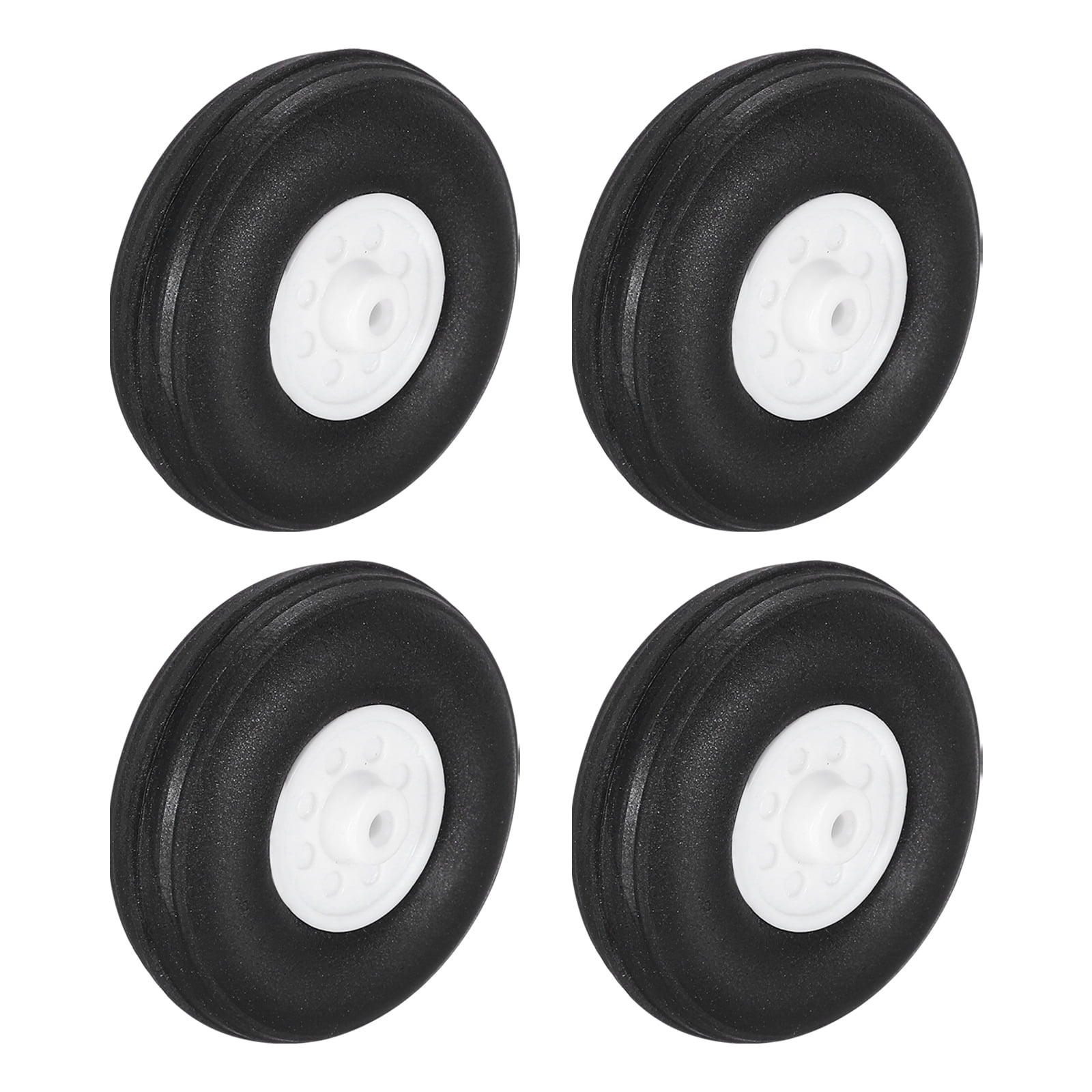 4 Pcs RC Airplane Wheels, 1.3 Inch OD RC Plane Parts Wheels Model ...