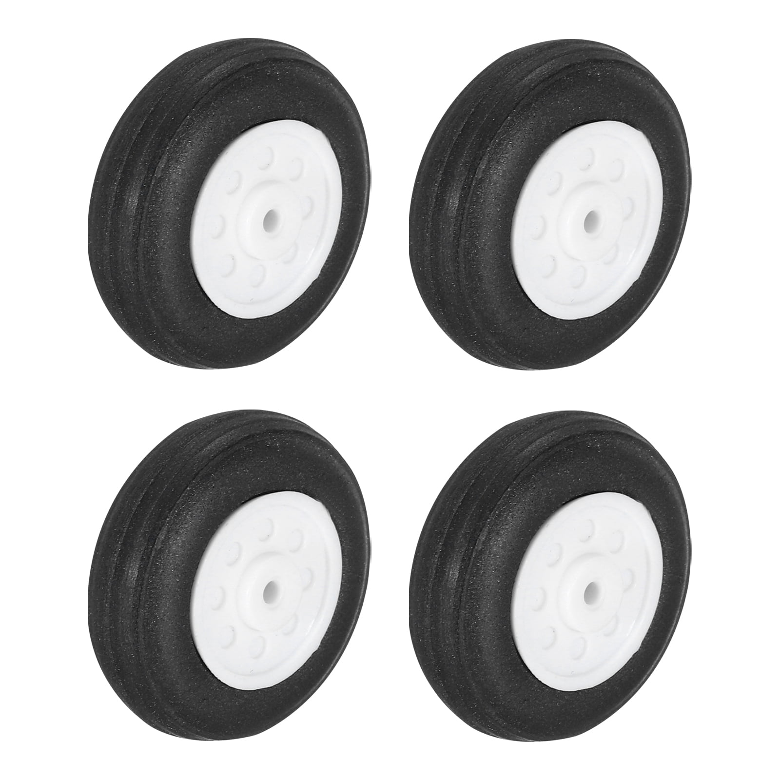 4 Pcs RC Airplane Wheels, 1 Inch OD RC Plane Parts Wheels Model ...