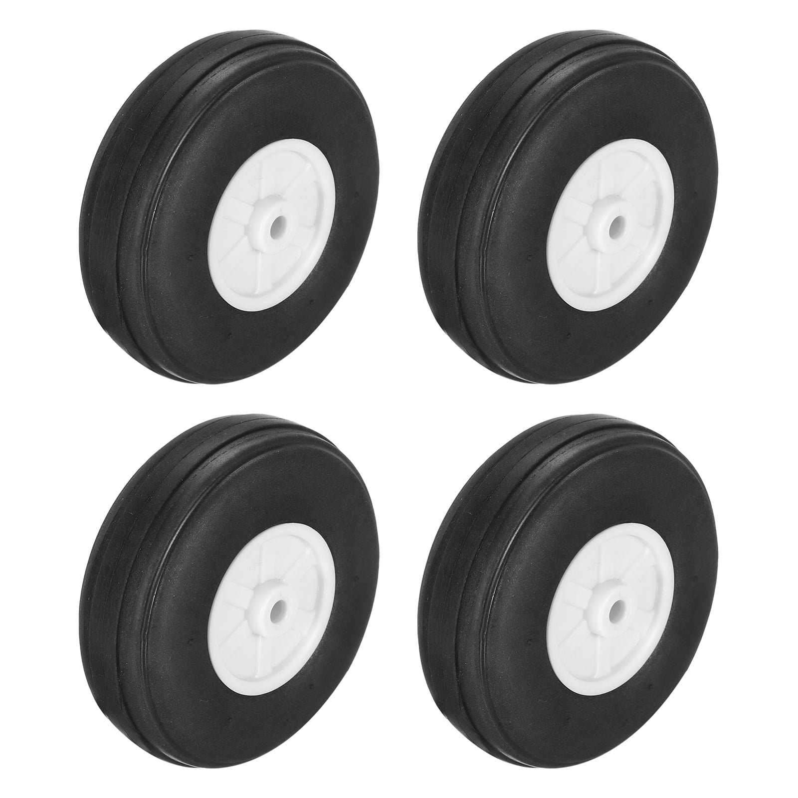 4 Pcs RC Airplane Wheels, 2 Inch RC Plane Parts Wheels Model Airplane ...