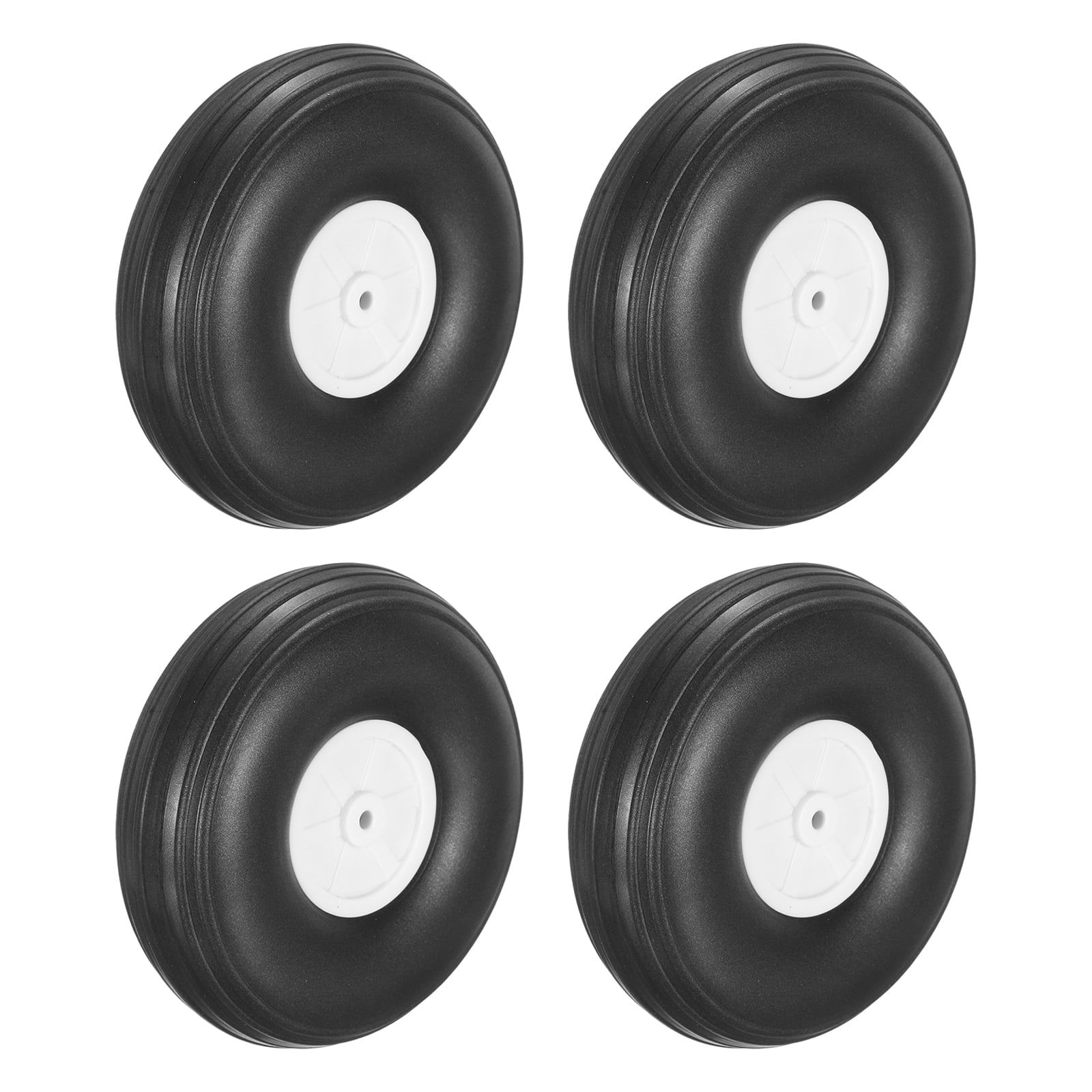 4 Pcs RC Airplane Wheels, 3.3 Inch OD RC Plane Parts Wheels Model ...