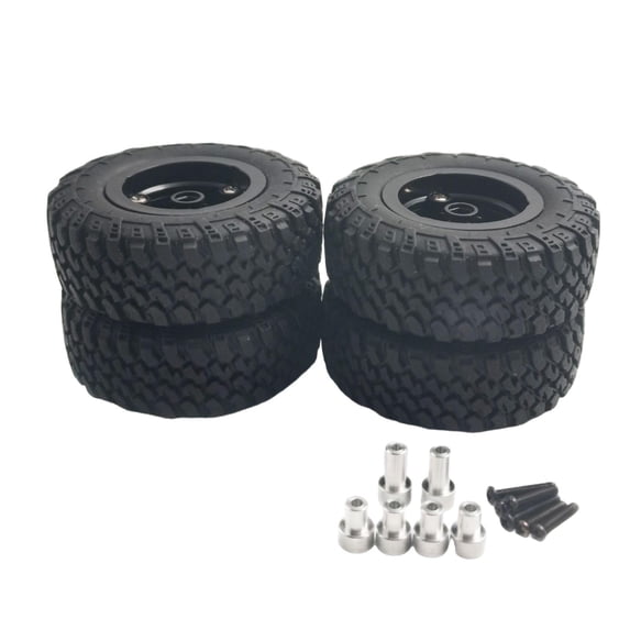 4 Pcs RC Car Tires Wheel Replacement Durable Material for MN82 MN82S 1/ ...