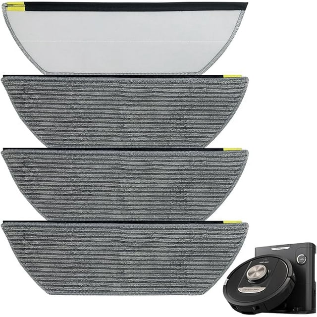 4 Pcs RV2820AE Vacuum Mop Replacement Pads for Shark RV2820AE Detect ...