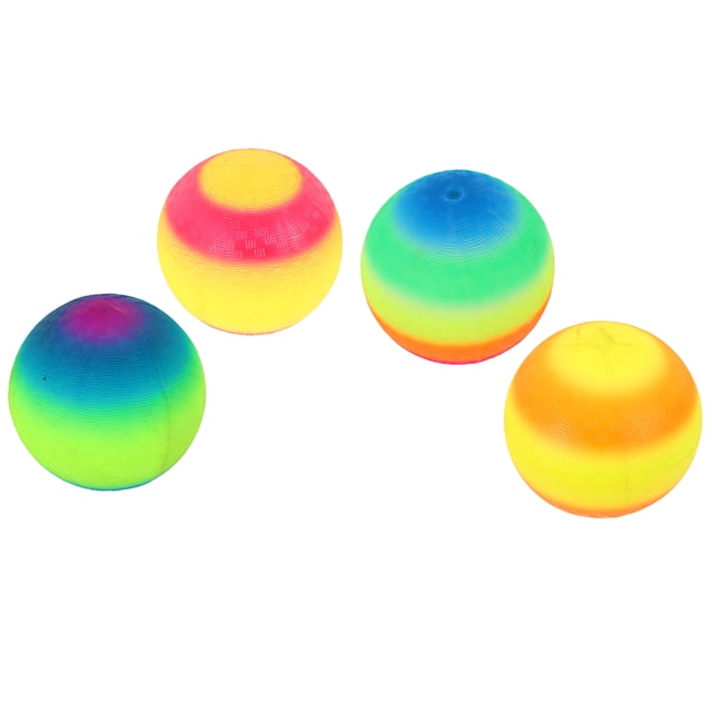 4 Pcs Rainbow Pat Ball Beach Ball Playground Balls for Kids Ages 8-12 ...