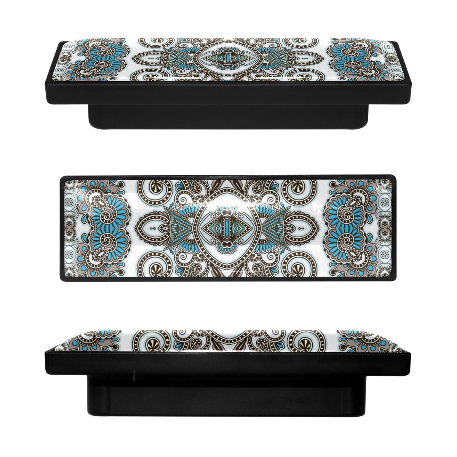 4 Pcs Rectangle Cabinet Handle Cupboard Knob Drawer Pulls Handle Boho ...