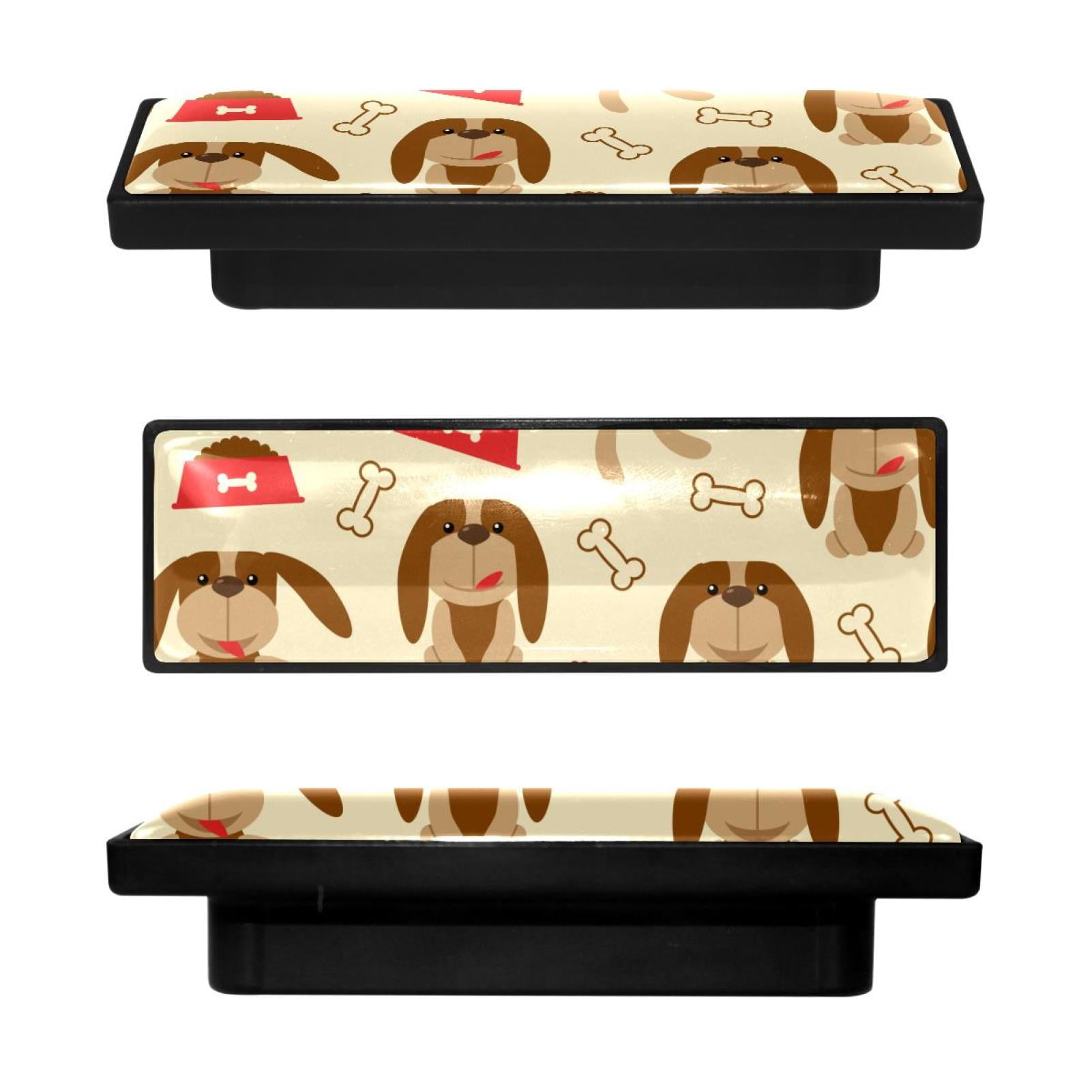 4 Pcs Rectangle Cabinet Handle Cupboard Knob Drawer Pulls Handle Cute ...