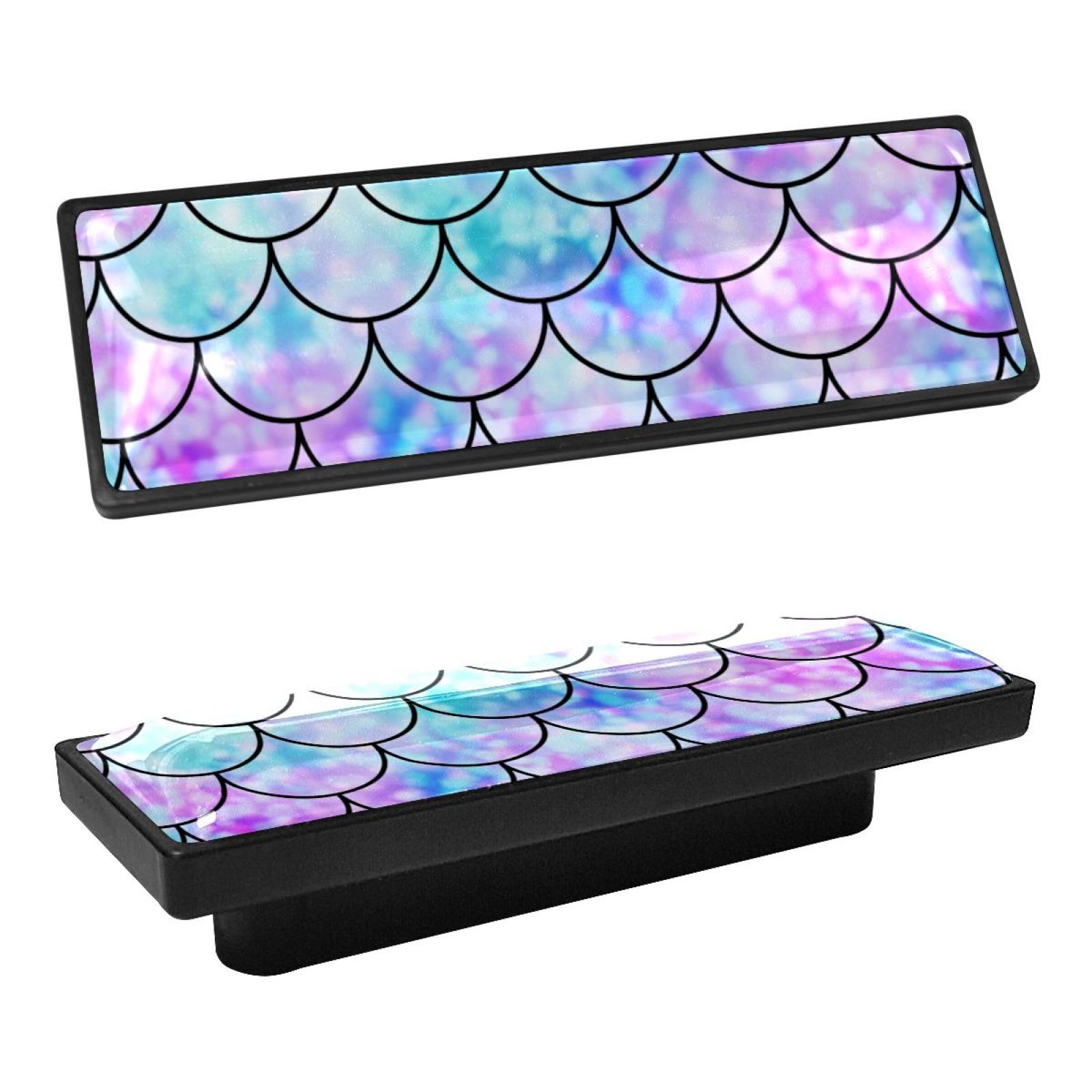 4 Pcs Rectangle Cabinet Handle Cupboard Knob Drawer Pulls Handle ...