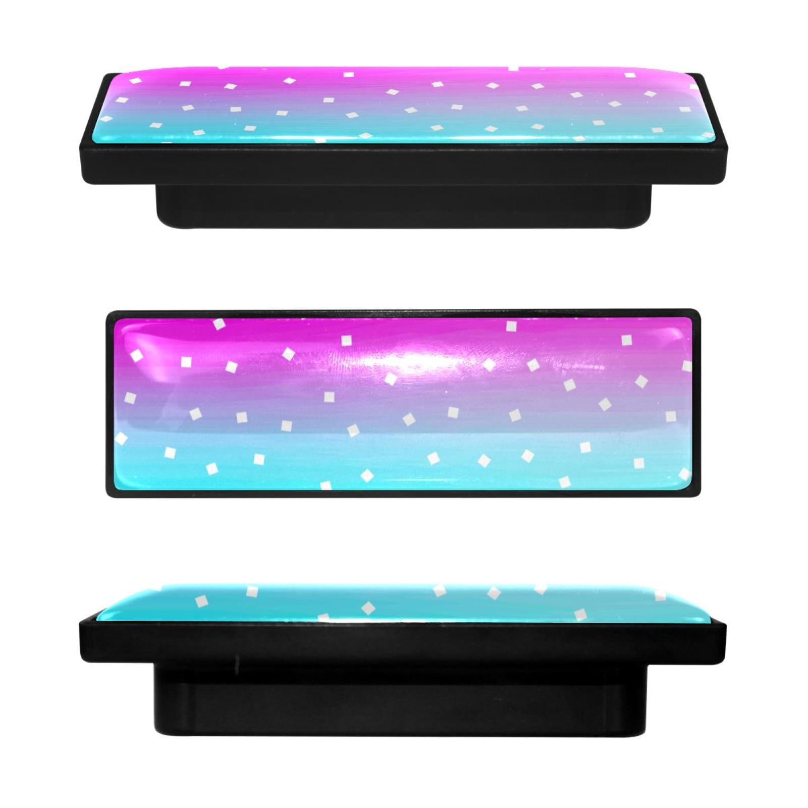 4 Pcs Rectangle Cabinet Handle Cupboard Knob Drawer Pulls Handle Pink ...