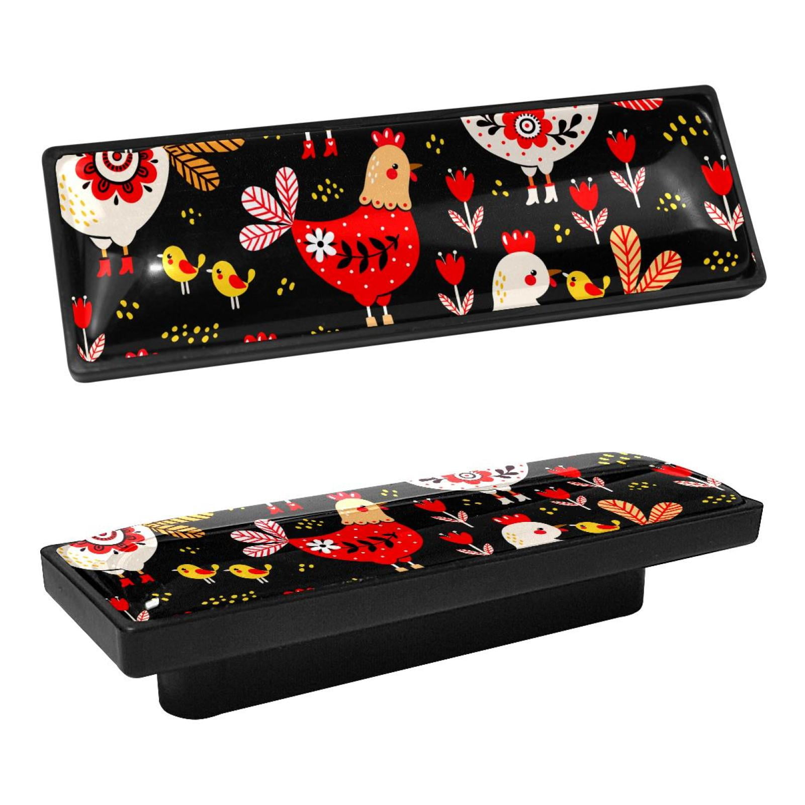 4 Pcs Rectangle Cabinet Handle Cupboard Knob Drawer Pulls Handle ...