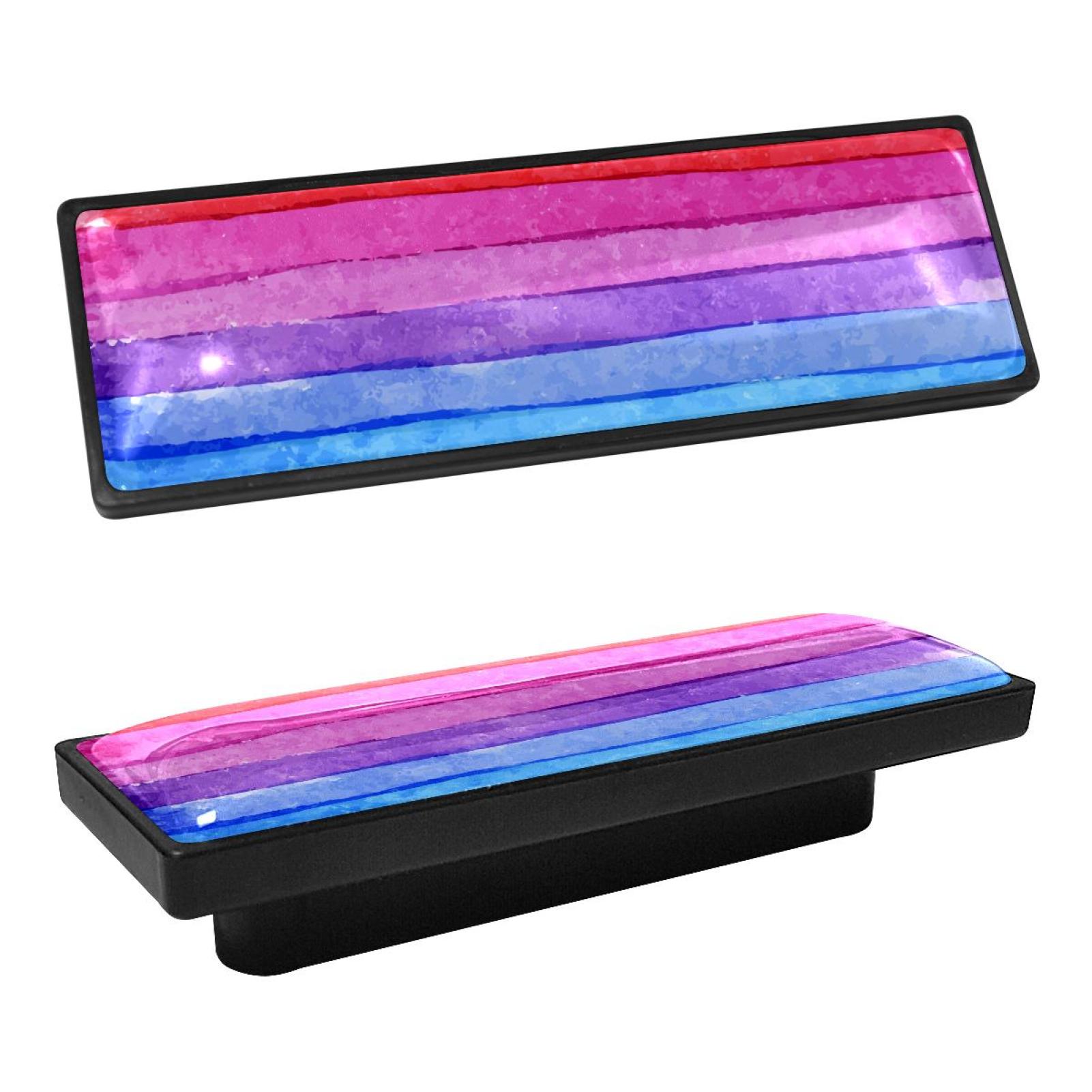 4 Pcs Rectangle Cabinet Handle Cupboard Knob Drawer Pulls Handle Stripe ...