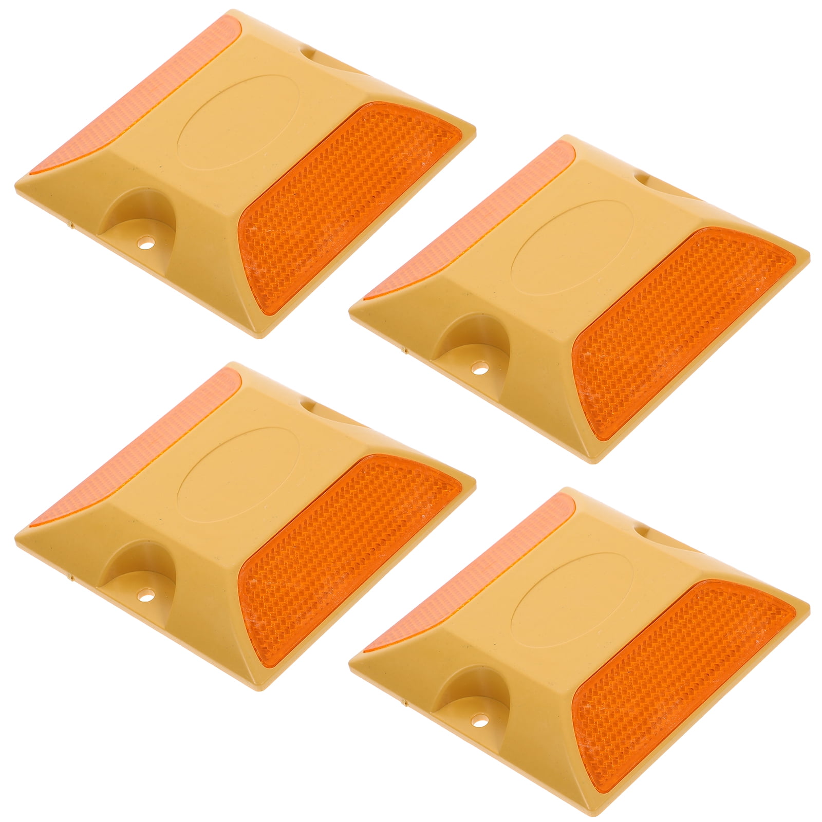 4 Pcs Reflective Road Signs Driveway Markers Reflectors Road Markers ...