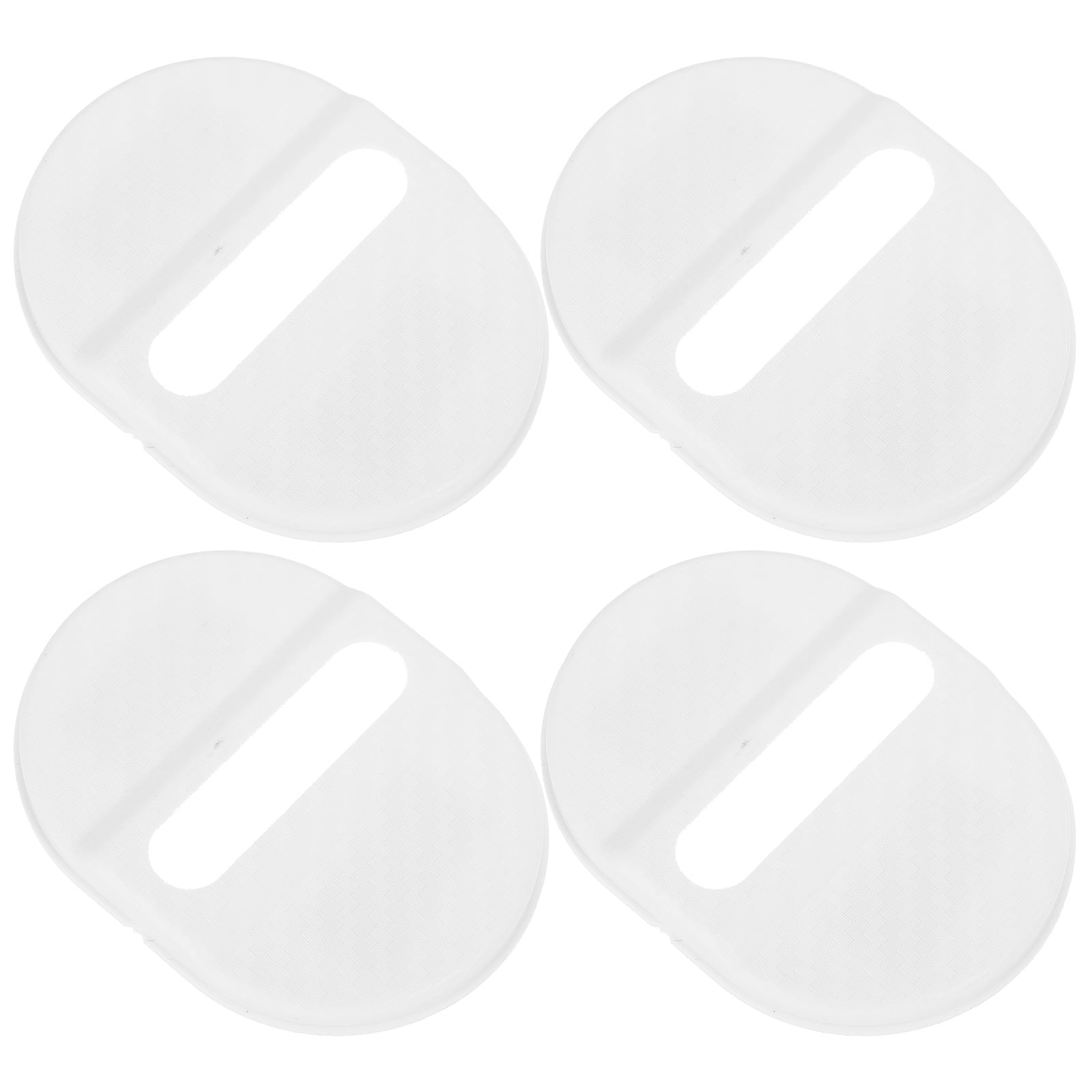 Toddmomy Plastic Car Door Latch Protective Cover 4Pcs 3.1X2.4X0.3In Universal Design For Car ...