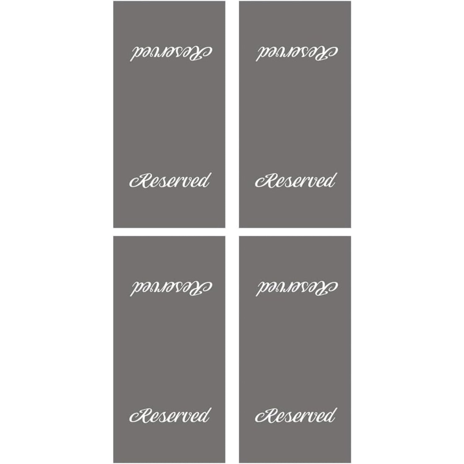 4 Pcs Reserved Signs for Pews Reserved Pew Cloths 22 Inch Burgundy Gold ...