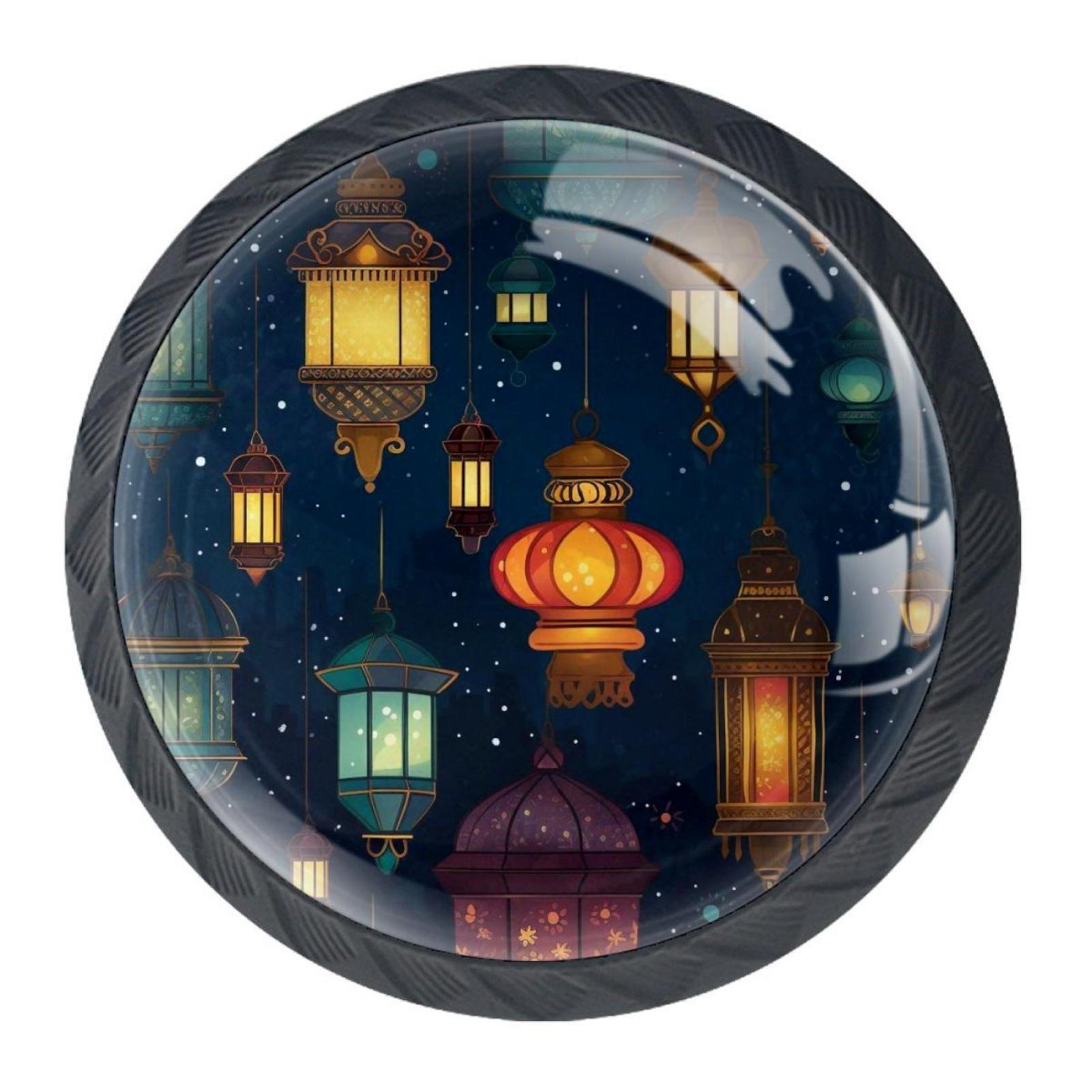 4 Pcs Retro Lantern Knobs for Kitchen Cabinet Cupboard Dresser Bookcase ...