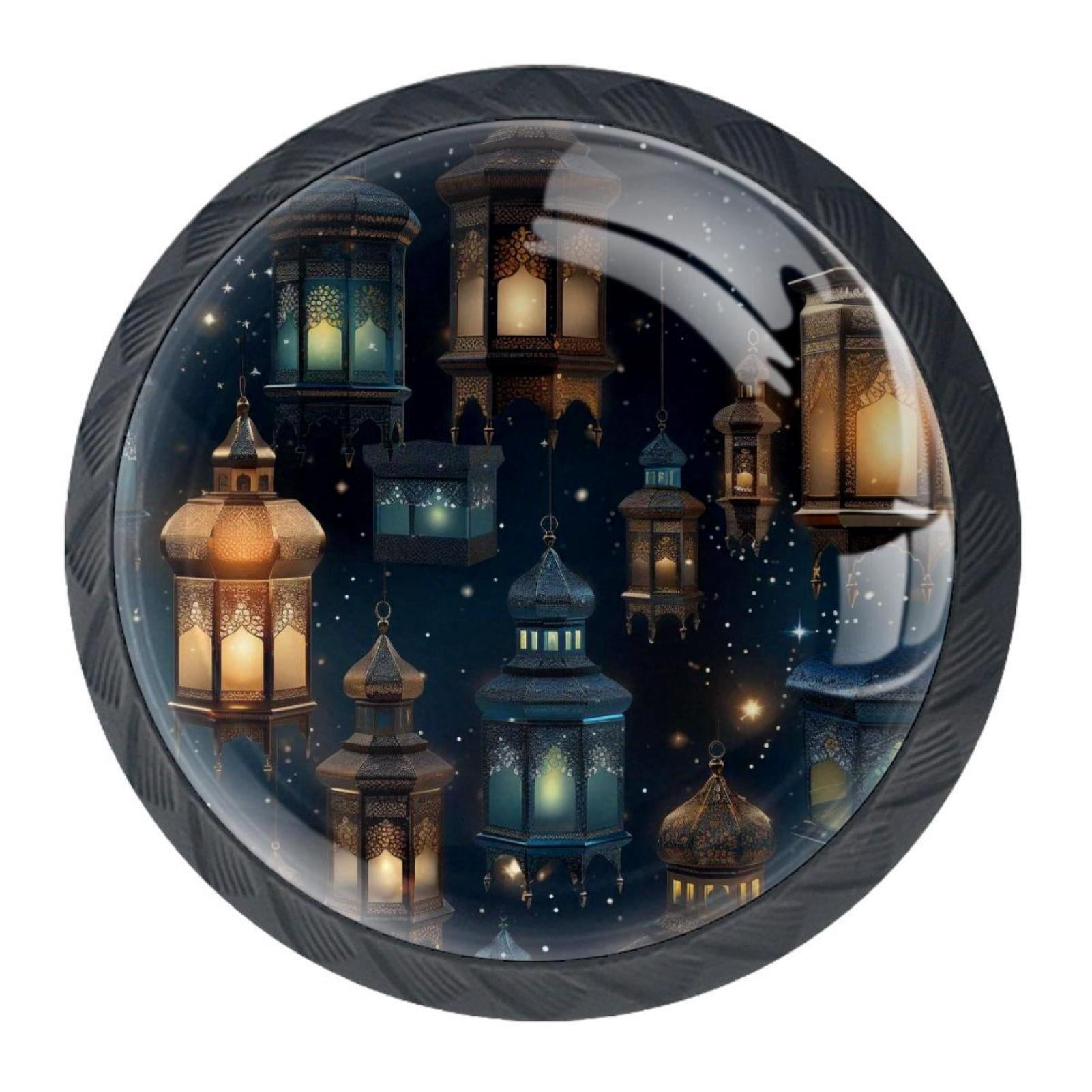 4 Pcs Retro Lantern Knobs for Kitchen Cabinet Cupboard Dresser Bookcase ...