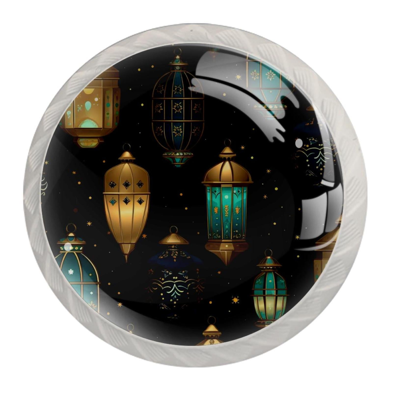 4 Pcs Retro Lantern Knobs for Kitchen Cabinet Cupboard Dresser Bookcase ...