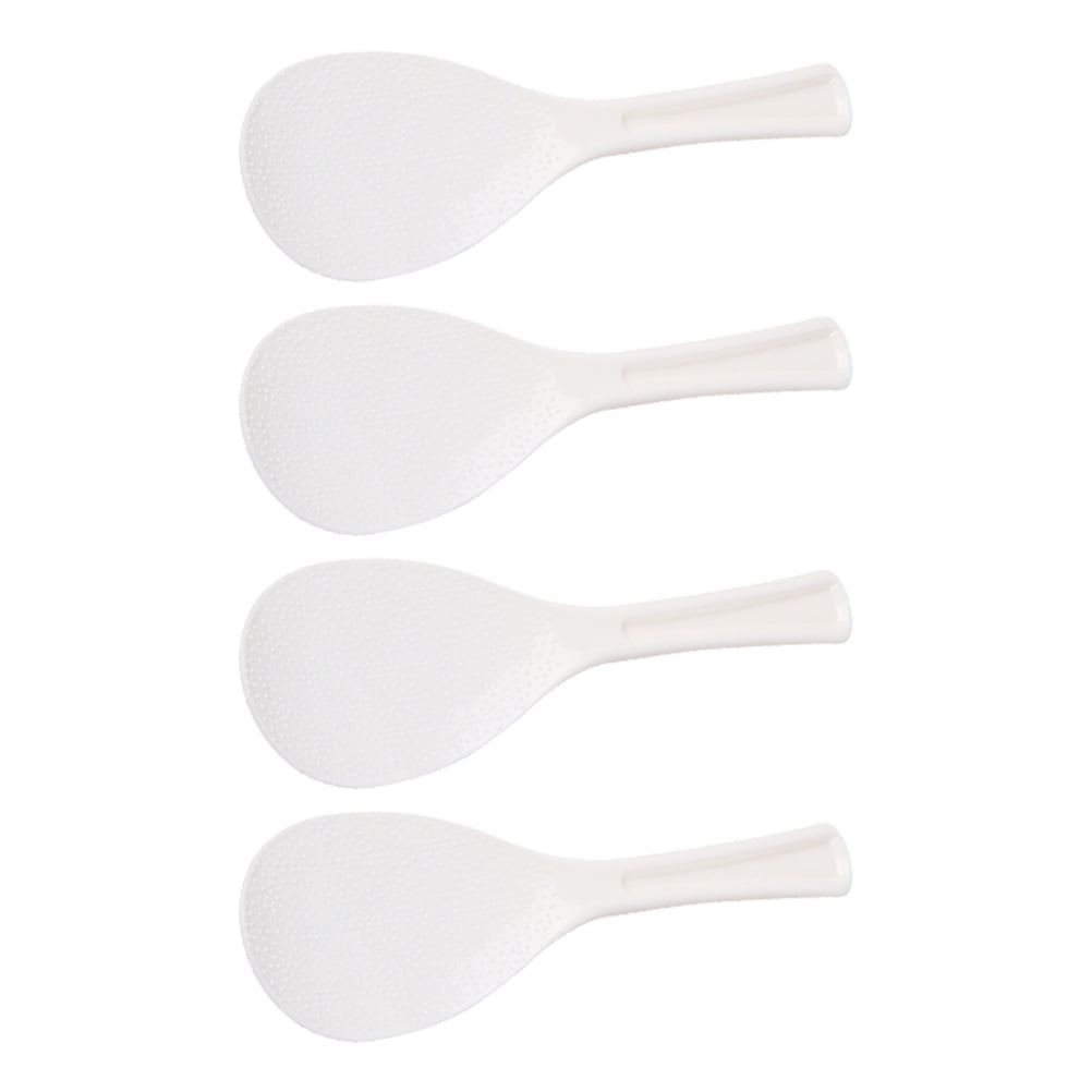4 Pcs Rice Cooker Spoon Serving Spoons Stainless Steel Restaurant ...