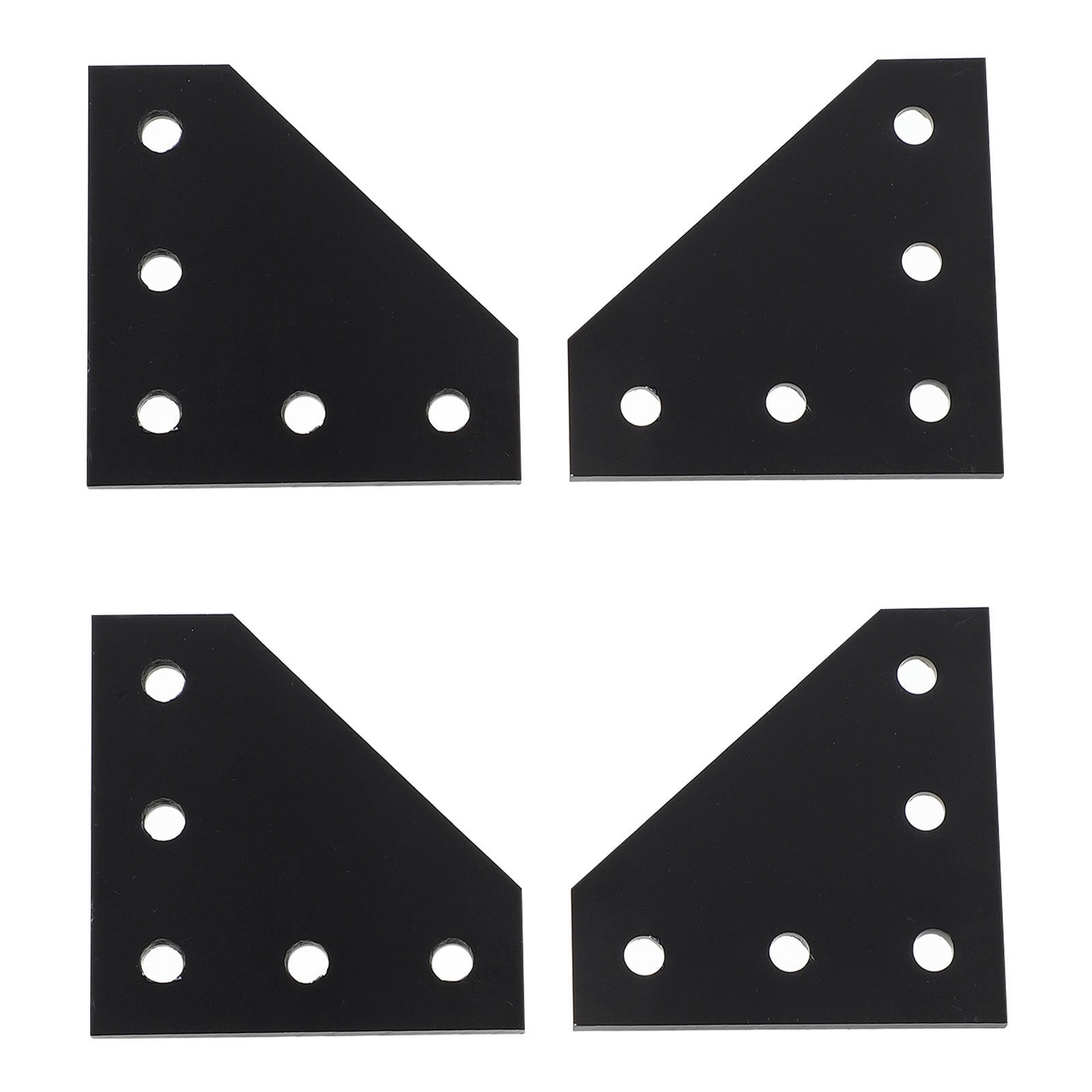 4 Pcs Right Angle Connecting Plate Metal Angle Bracket Shaped Metal ...