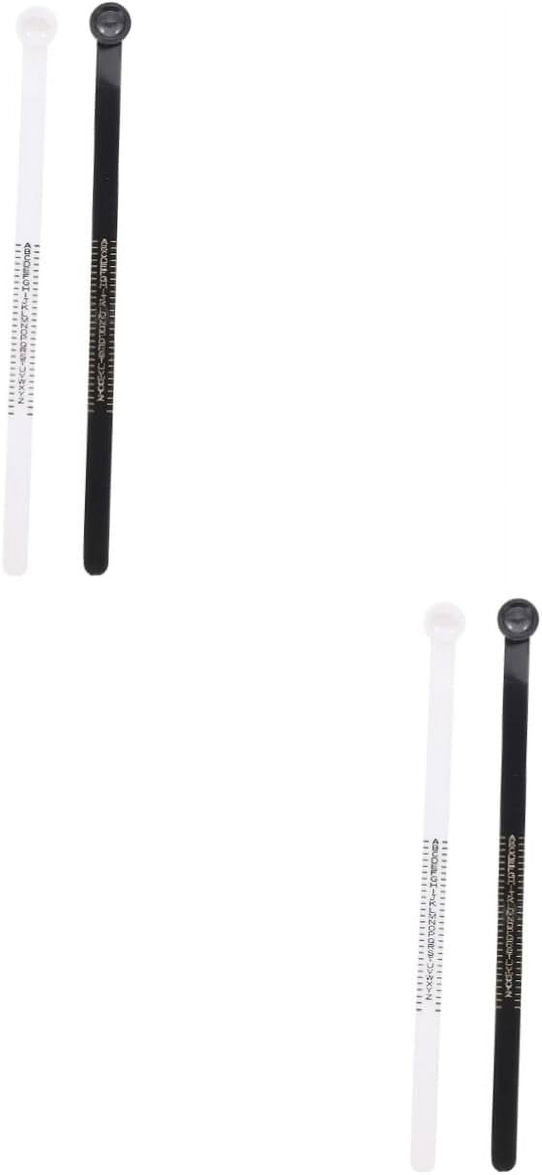 4 Pcs Ring Measurement Black Rings Mens Rings Tool Rings for Men ...