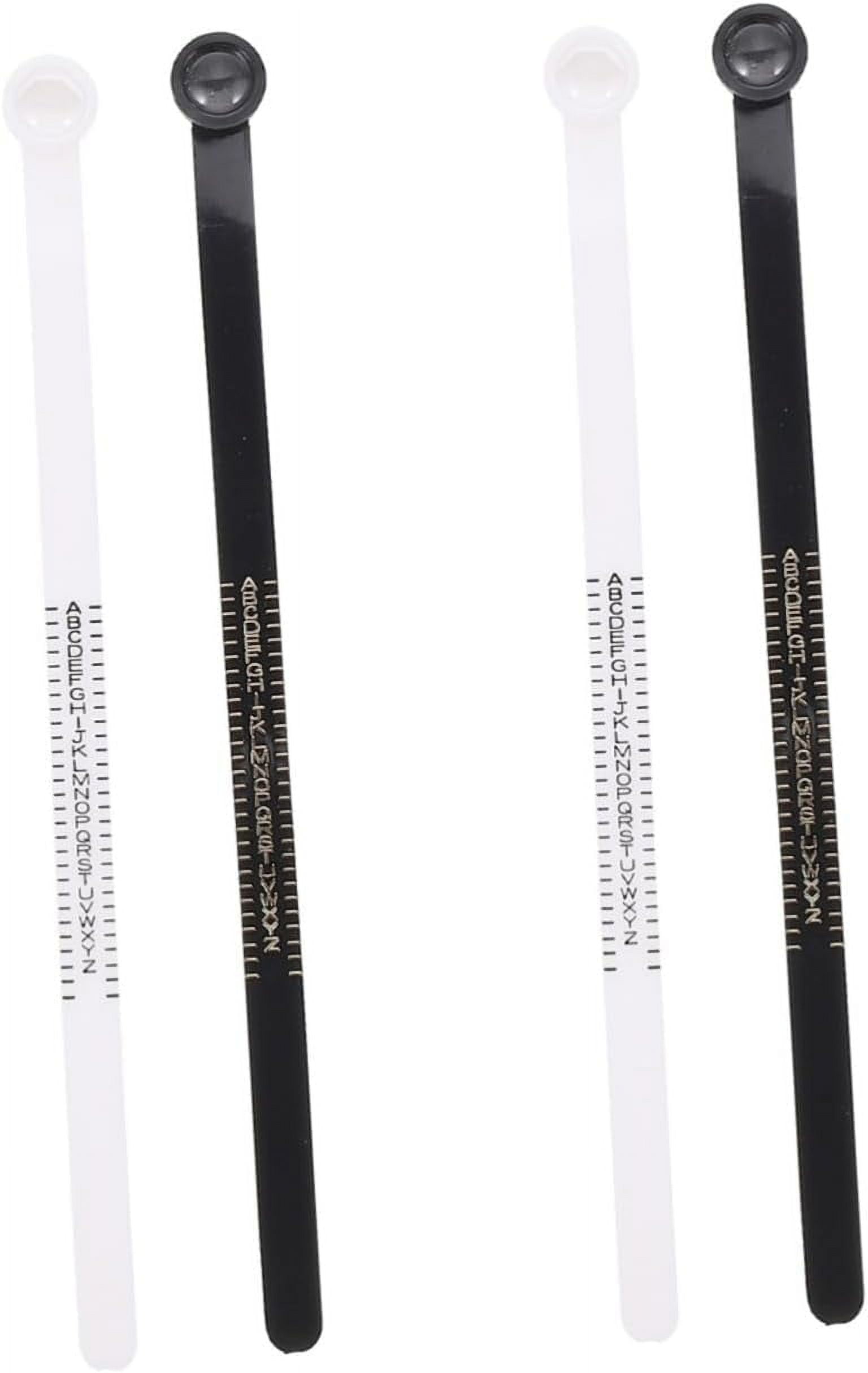 4 Pcs Ring Measurement Finger Measurer Ring Size Chart Finger Sizer ...