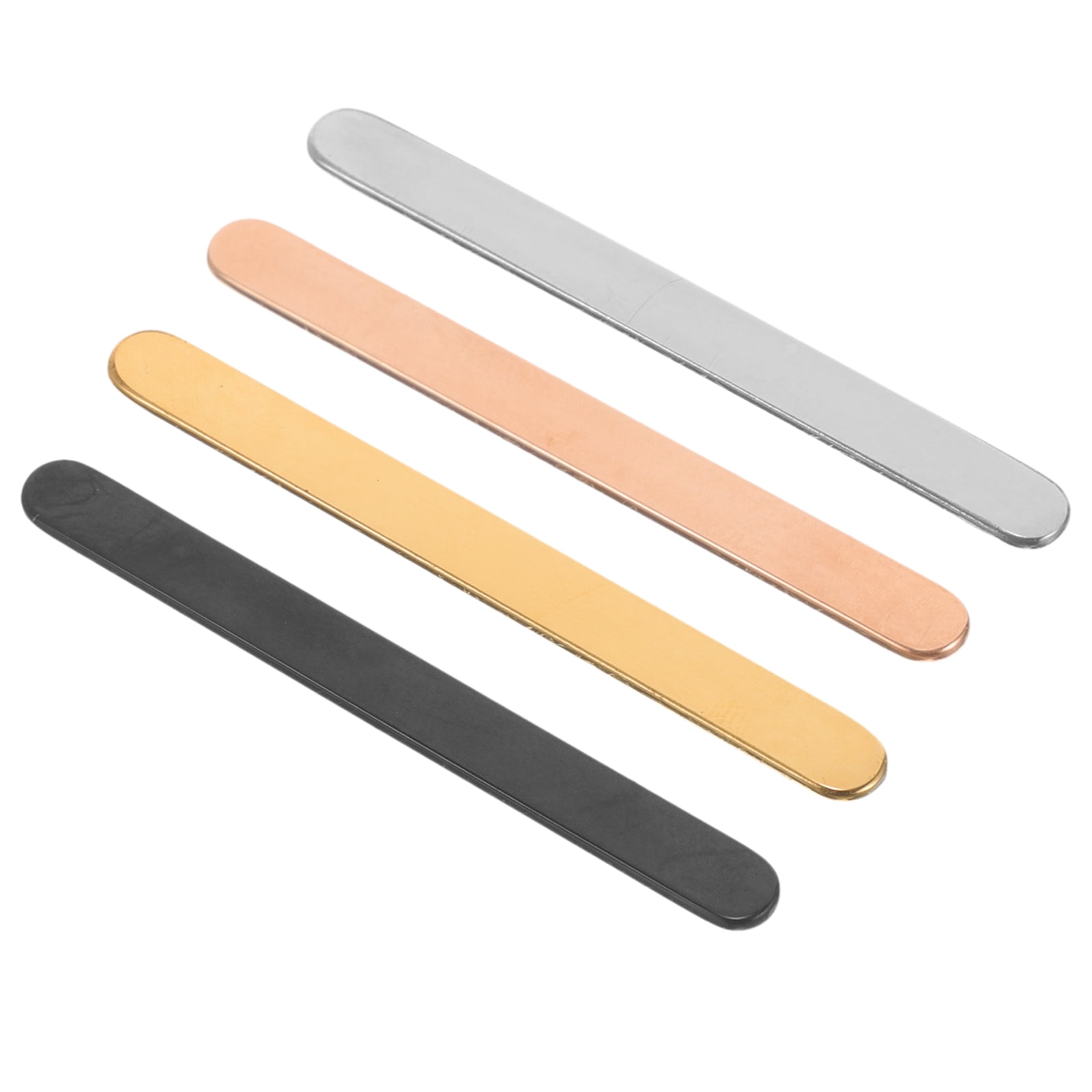 4 Pcs Ring The Rings Blanks Metal Strip Finger Strips Stainless Steel ...