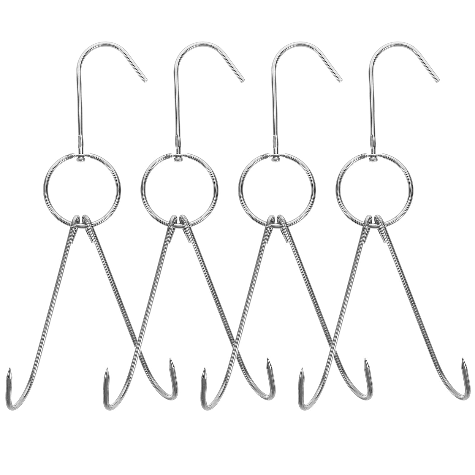 4 Pcs Roast Duck and Goose Hook Meat Tong Outdoor BBQ Fitness - Walmart.com