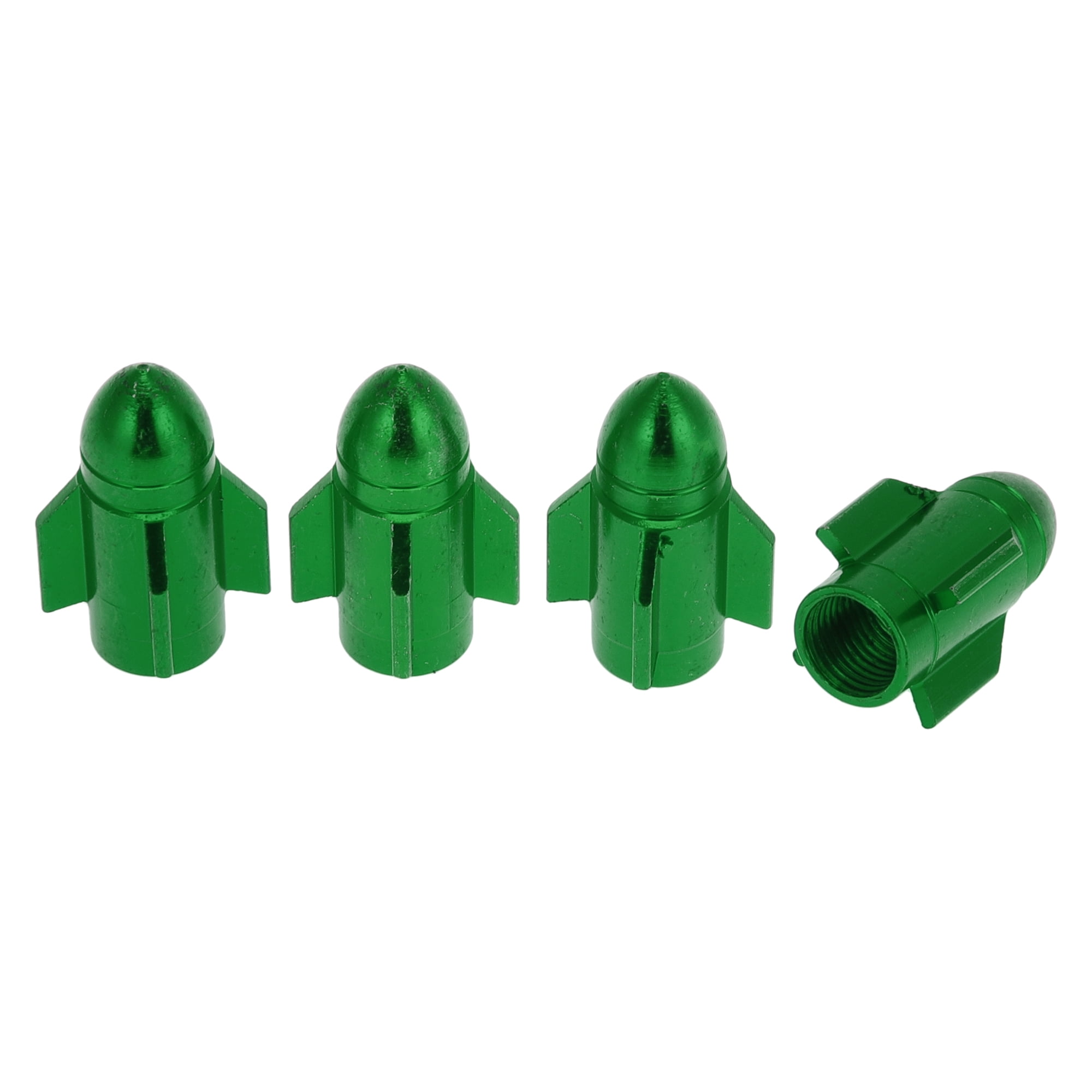 4 Pcs Rocket Style Tire Valve Stem Caps Decorative Tyre Valve Dust ...