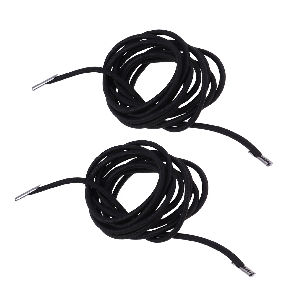 4 Pcs Black Elastic Rubber Cord Rope for Chaise Longue Replacement, and ...