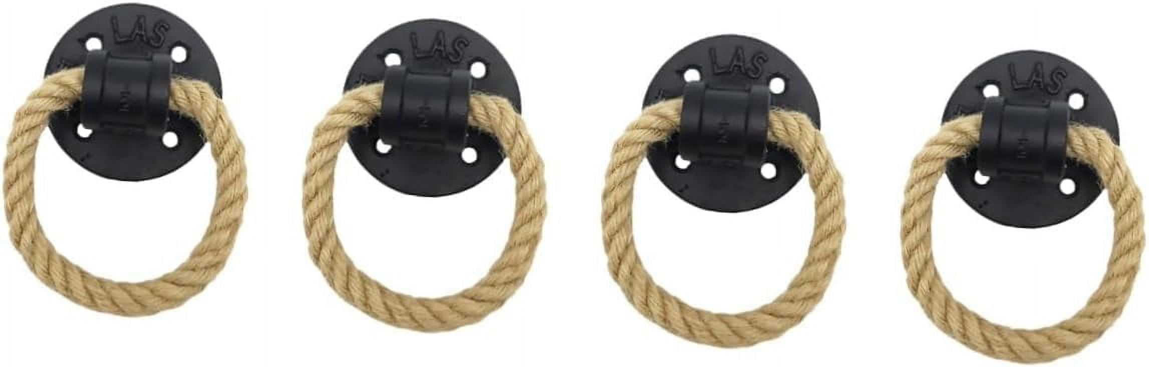 4 Pcs Rope Pull Ring Cabinet Handle Rope Pull Knob Drawer Handle Rope ...