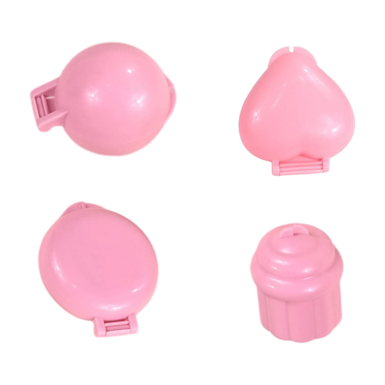 4 Pcs Round Heart Shape Cake Pop Press Mold Set, Baking Tools ...