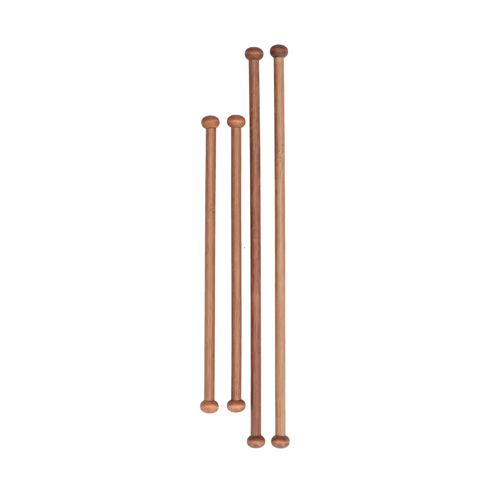4 Pcs Round Sandalwood Hanging Rod, Wooden Pin Rod, Pin Rod Decoration ...