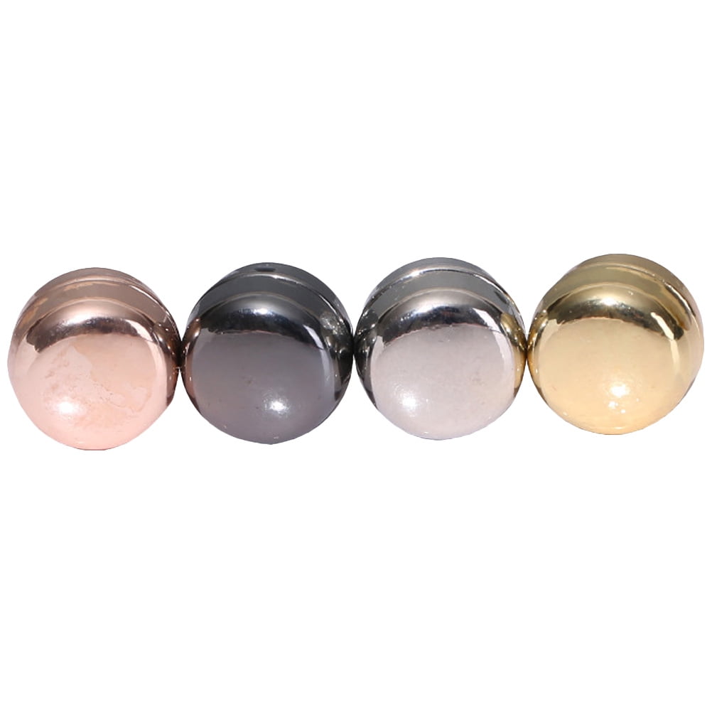 4 Pcs Round Shiny Magnetic Closure Magnets Multi-function Hijab Magnet ...