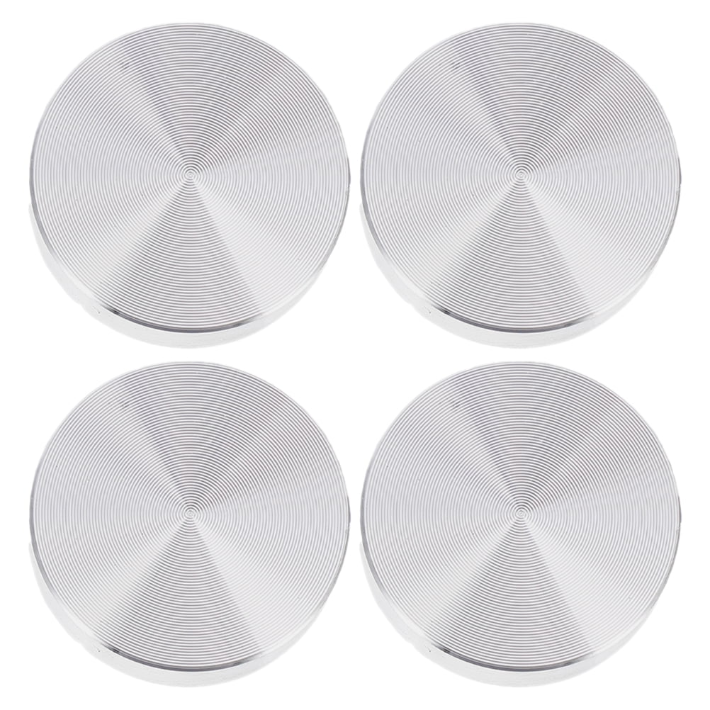 4 Pcs Round Solid Aluminum Cake Table Base for Glass Top Dining Display ...