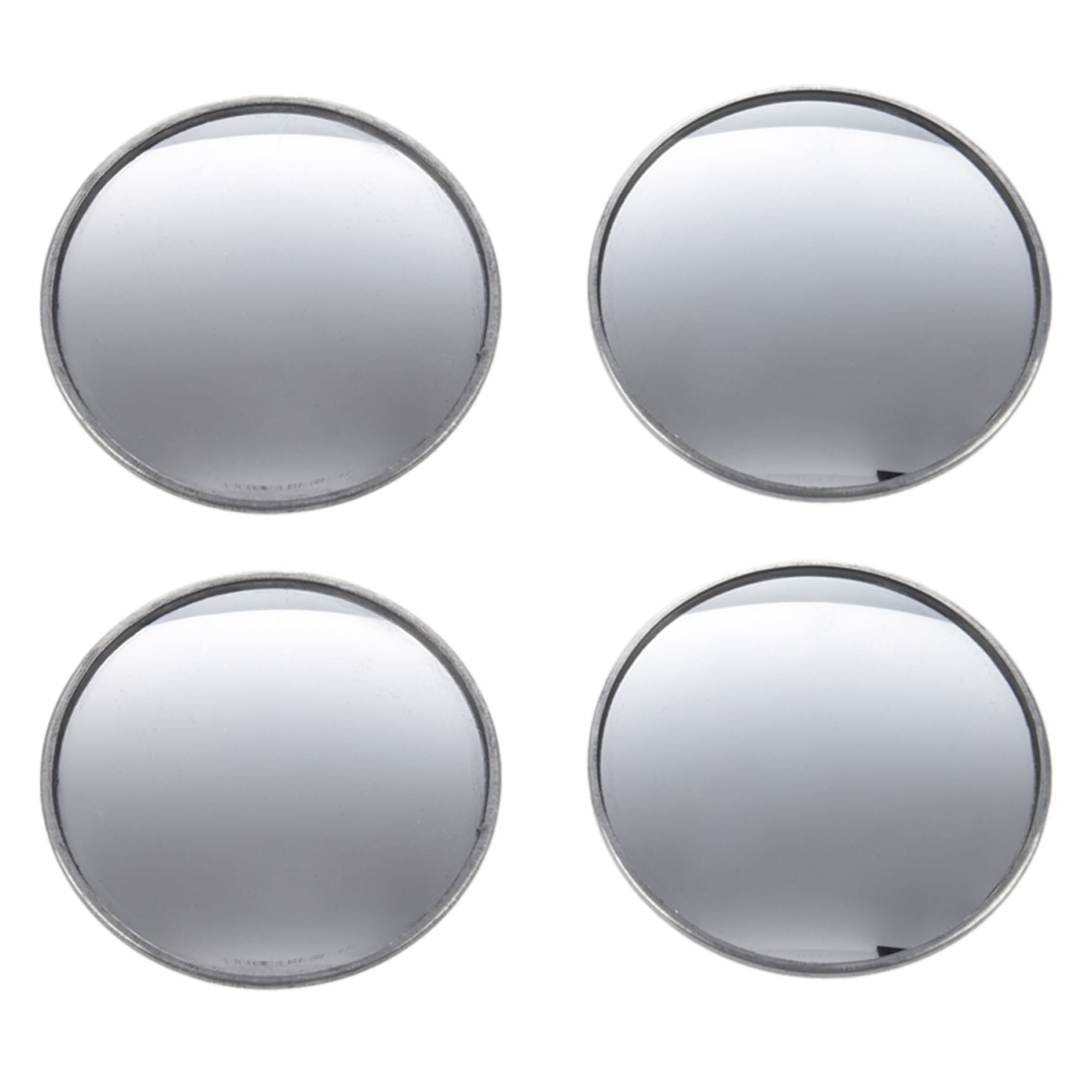4 Pcs Round Stick-on Convex Blind Spot Mirror Set - Walmart.com
