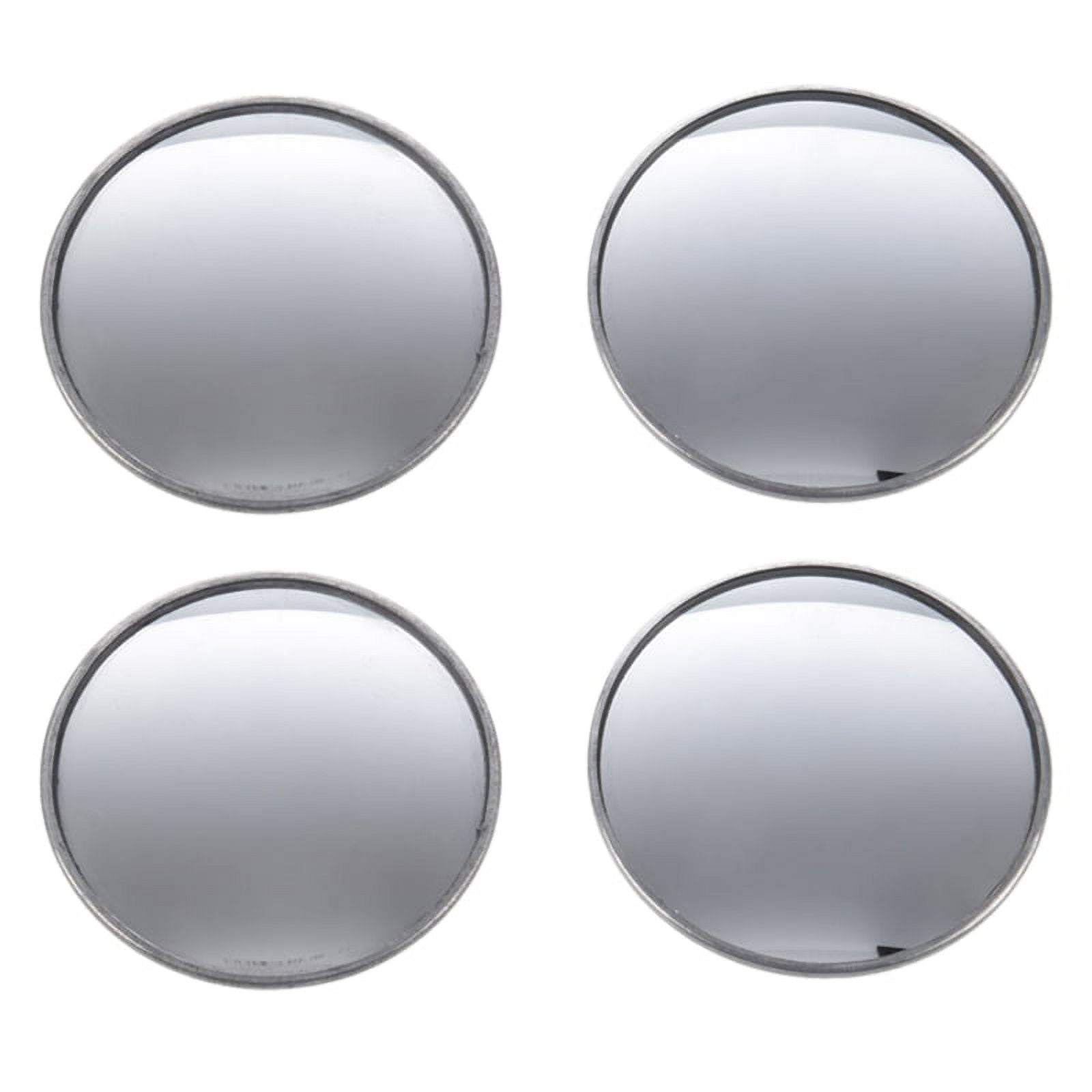 4 Pcs Round Stick-on Convex Blind Spot Mirror Set - Walmart.com