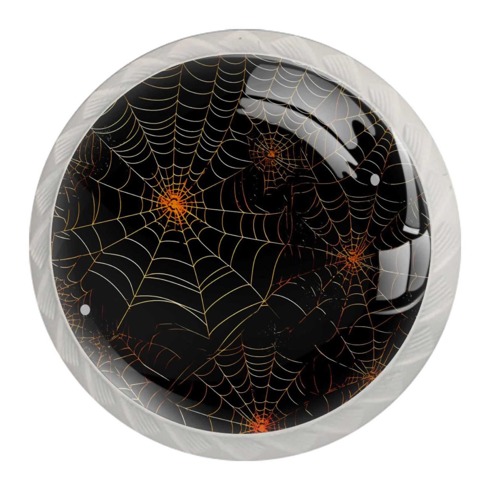 4 Pcs Round White Knobs for Kitchen Cabinet Cupboard Dresser Bookcase ...