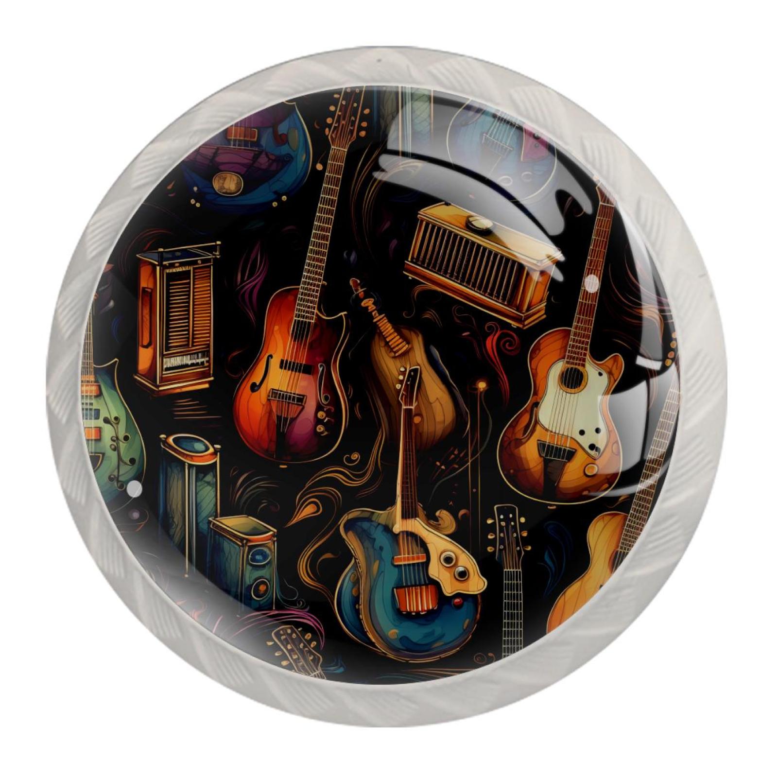 4 Pcs Round White Knobs for Kitchen Cabinet Cupboard Dresser Bookcase ...