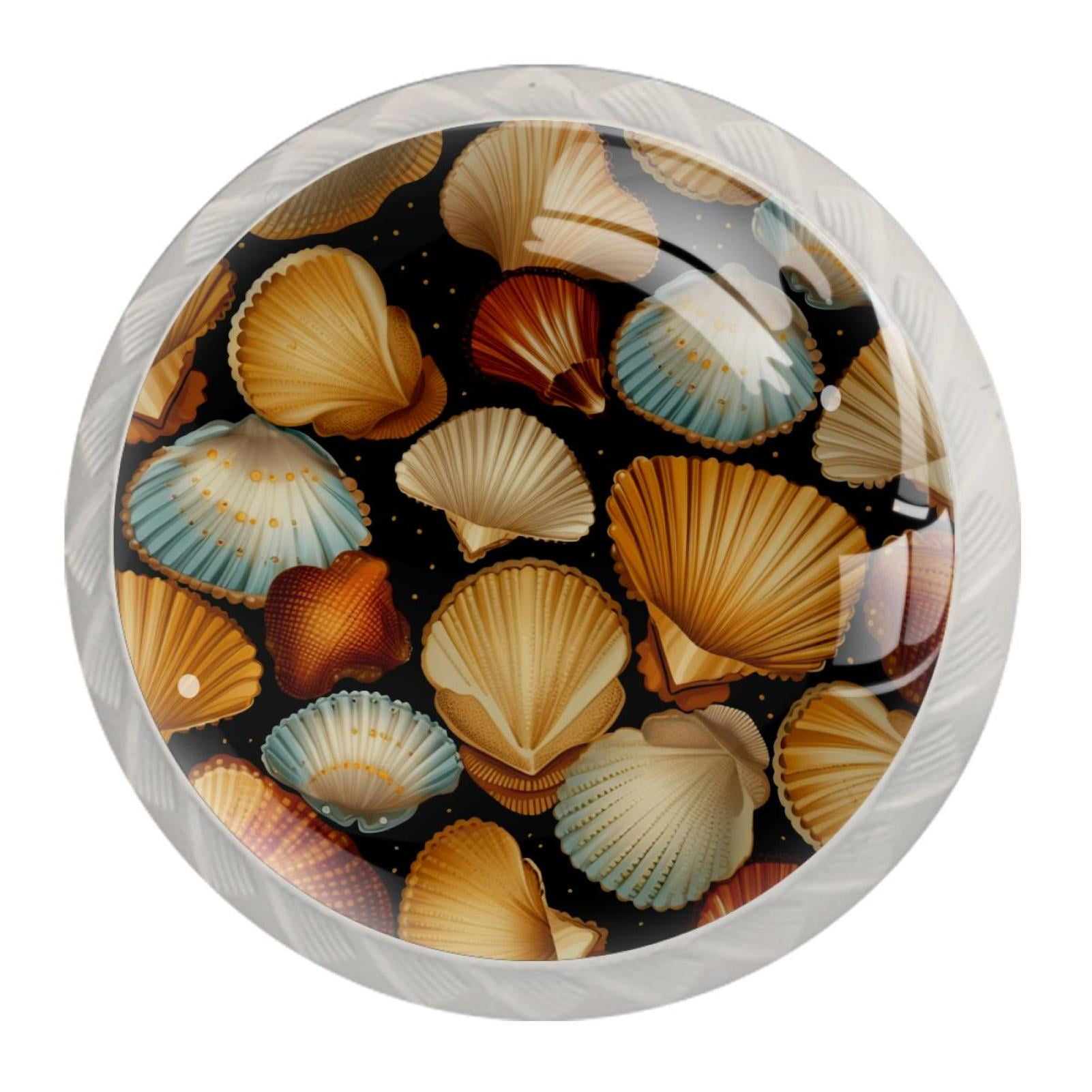 4 Pcs Round White Knobs for Kitchen Cabinet Cupboard Dresser Bookcase ...