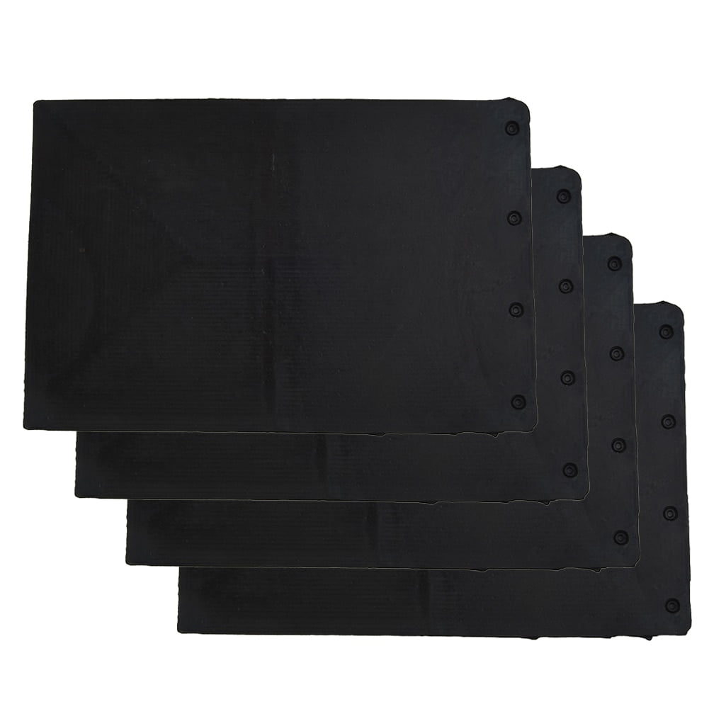 4 Pcs Rubber Base Plate Pad Backing Sheet 165*110mm Replacement Parts ...