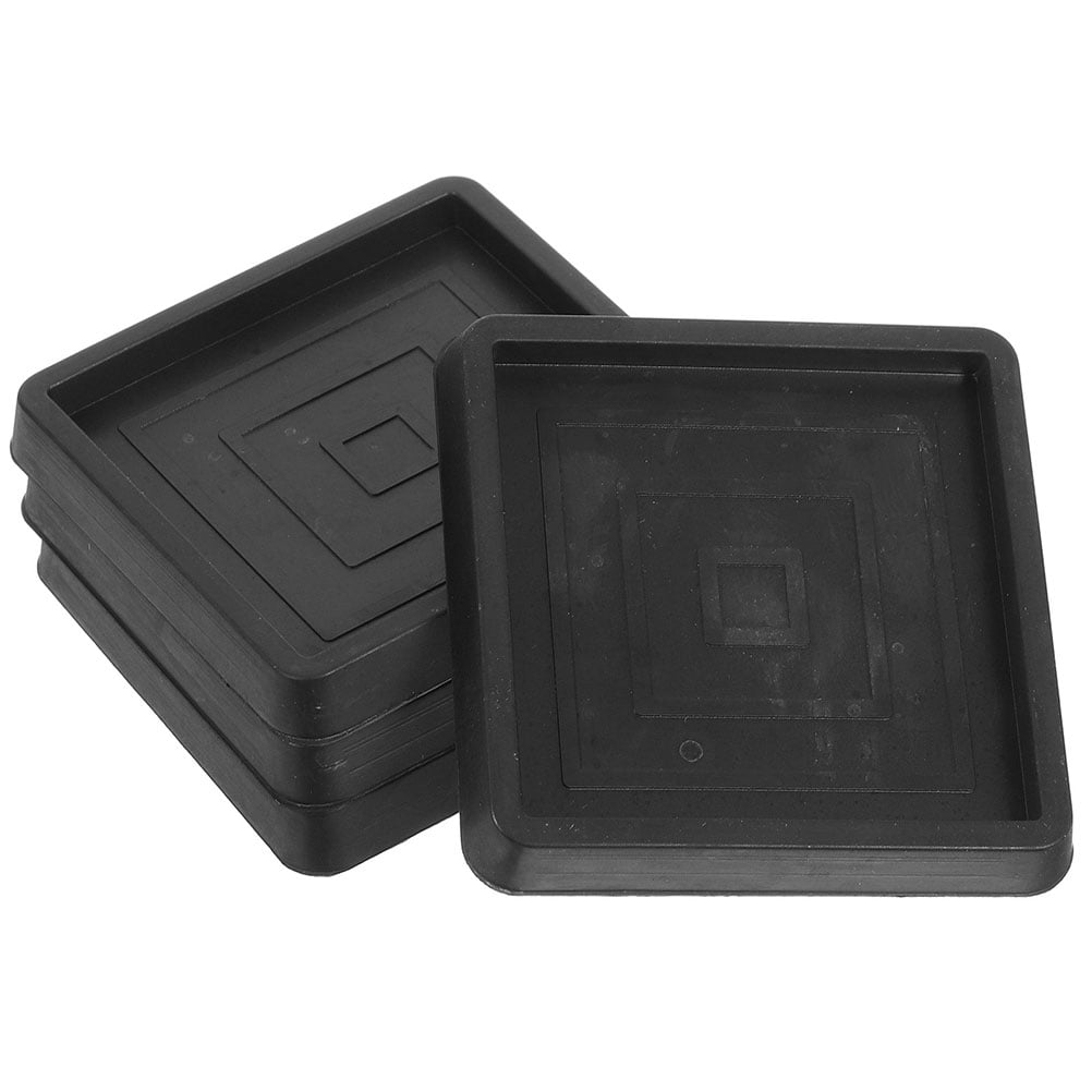 4 Pcs Rubber Furniture Coasters Wheels Stopper Sofa Sliding Shopping ...