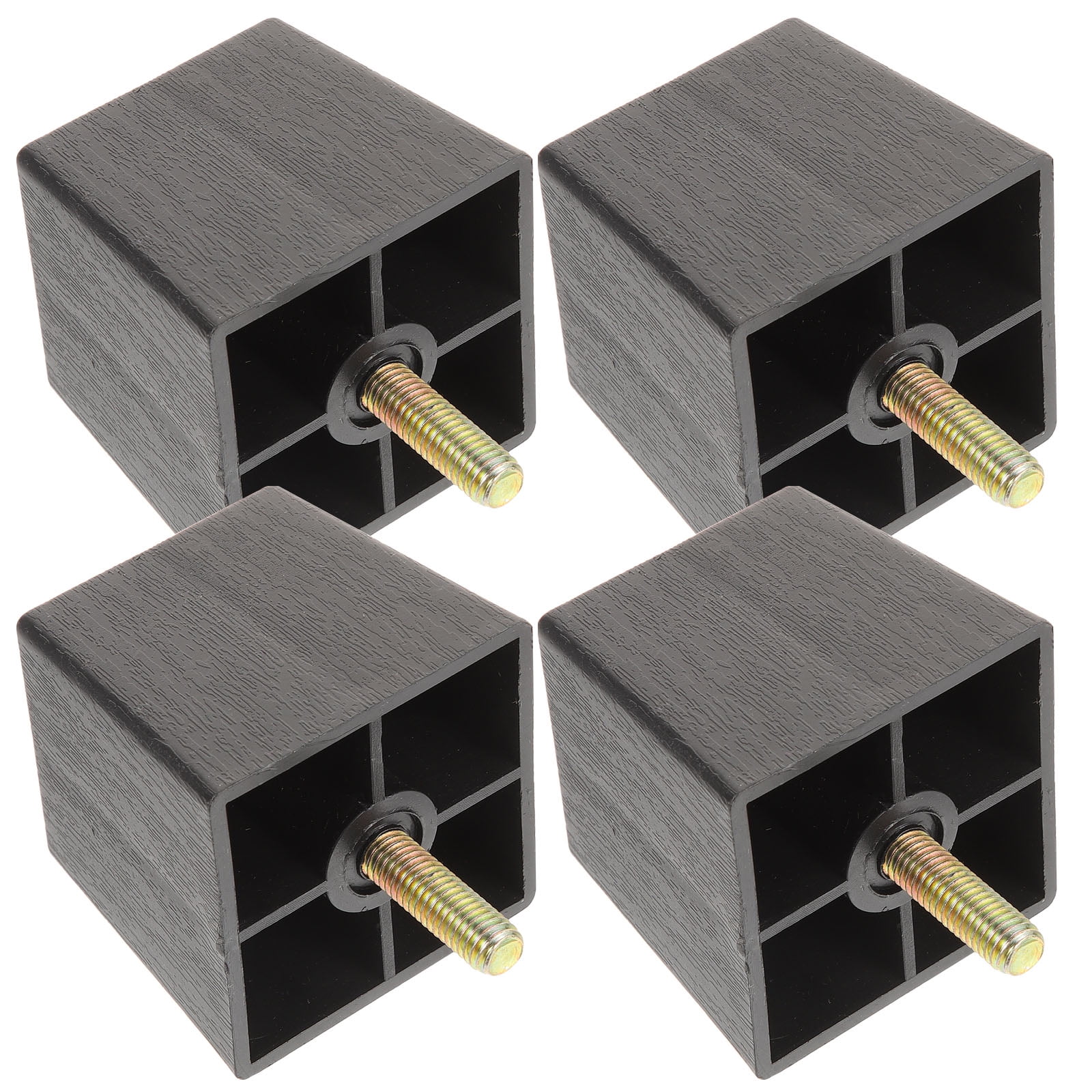 4 Pcs Rubber Plastic Sofa Legs Couches Replacement Legs for Furniture ...