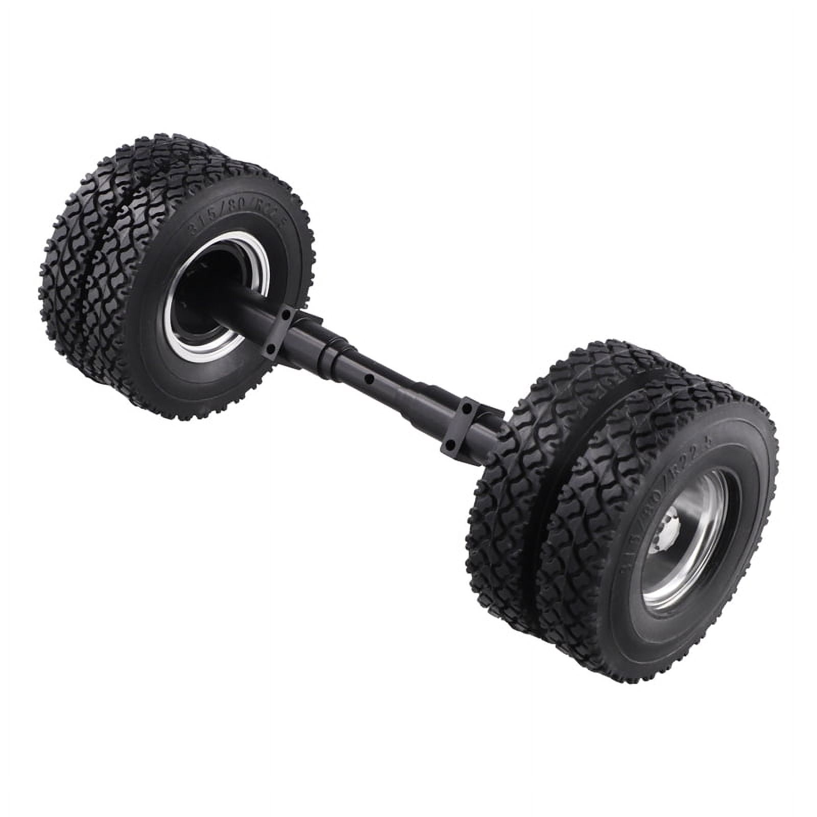 4 Pcs Rubber Tire with No Power Drive Shaft for 1/14 -RC Truck Car 770S ...