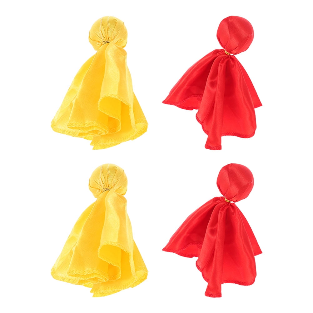 4 Pcs Rugby Small Yellow Banner Flag Flags Football Red Outfit Party ...