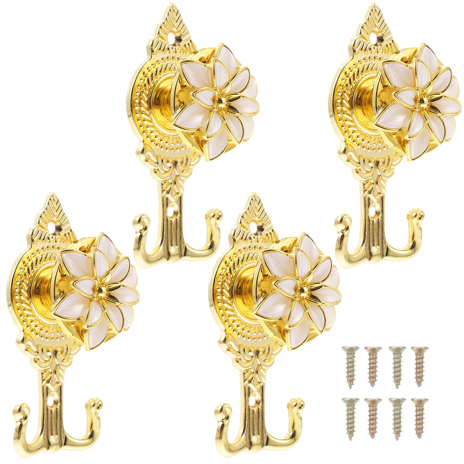 4 Pcs Rustic Wall Hanger Hanging Curtain Hook Bedroom Hooks - Walmart.com