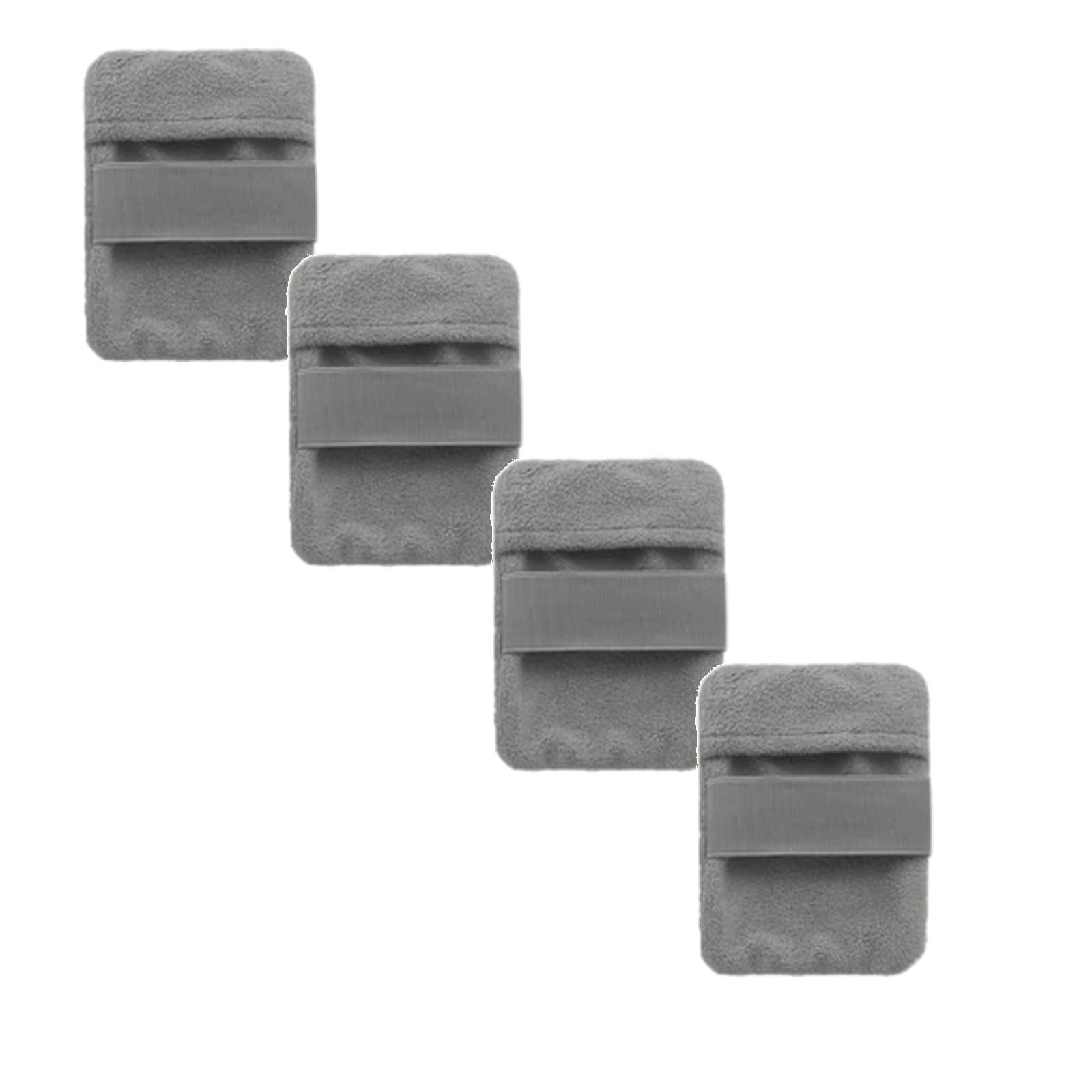 4 Pcs Sand Remover for Beach Talc-Free Wipe Off Mitts, 2-in-1 Coral ...