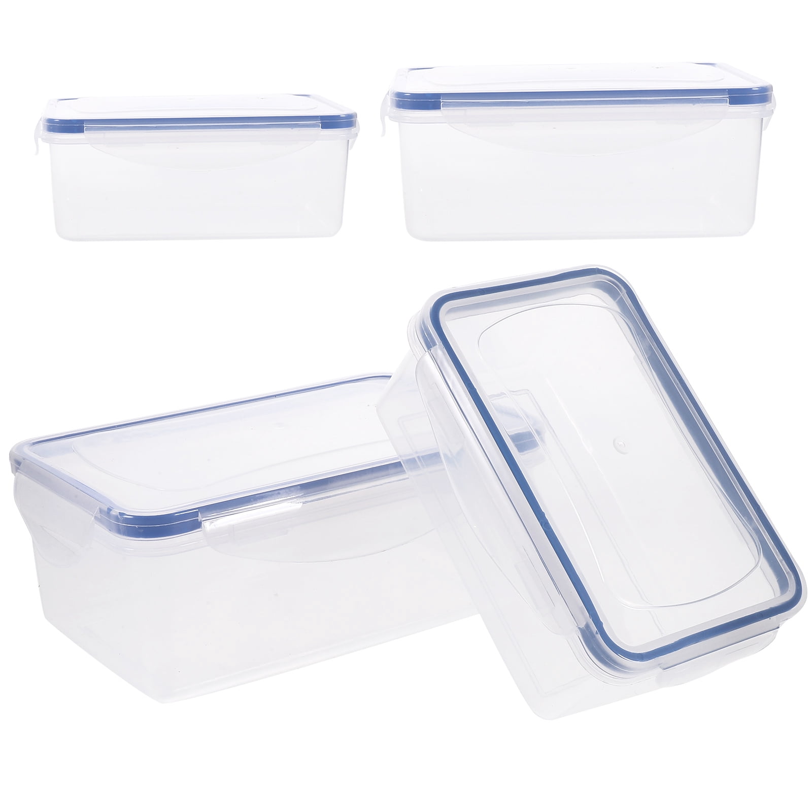 4 Pcs Sandwich Lunch Box Breakfast Toast Containers for Food Storage ...