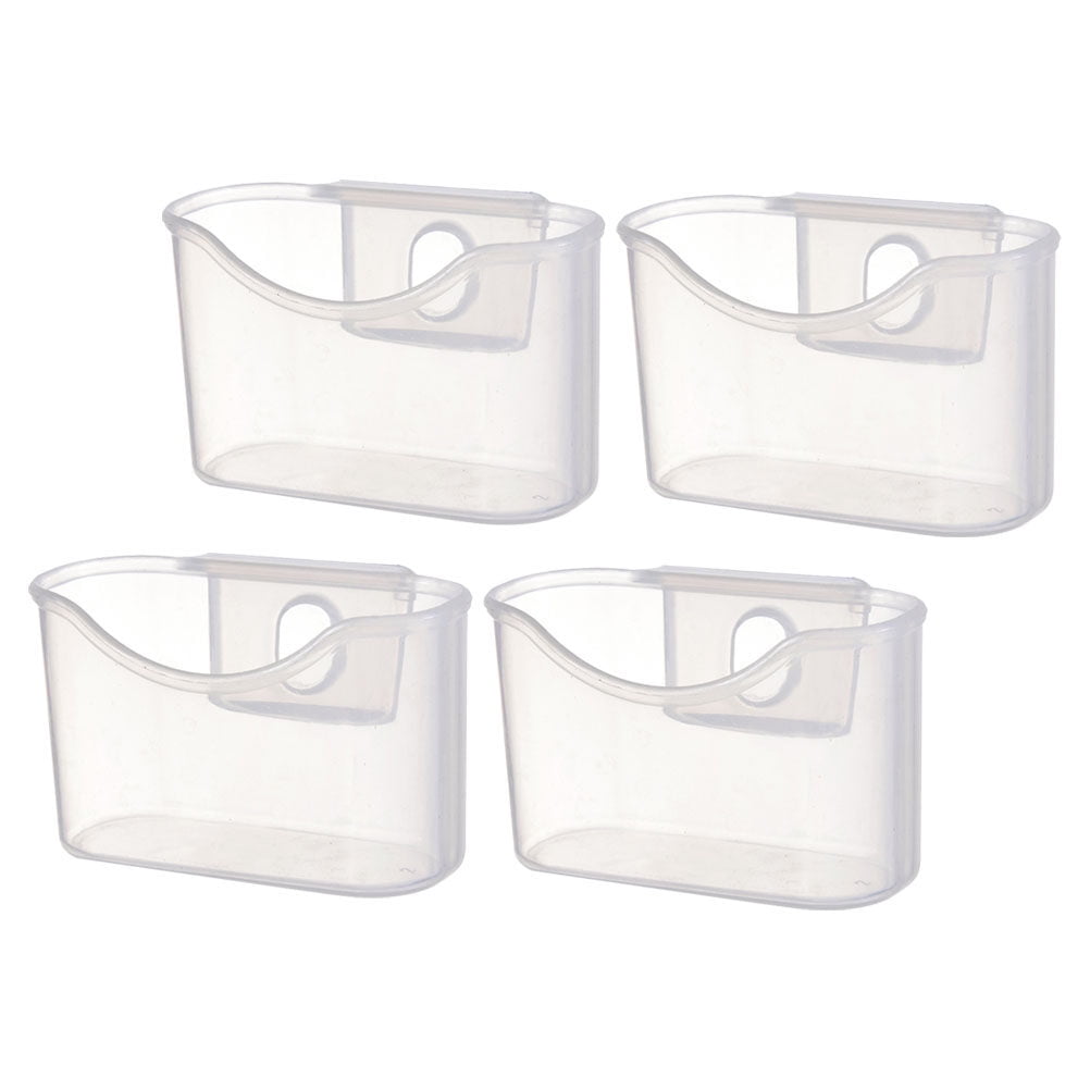 4 Pcs Sauce Bag Holder Condiment Shelves Office Transparent - Walmart.com